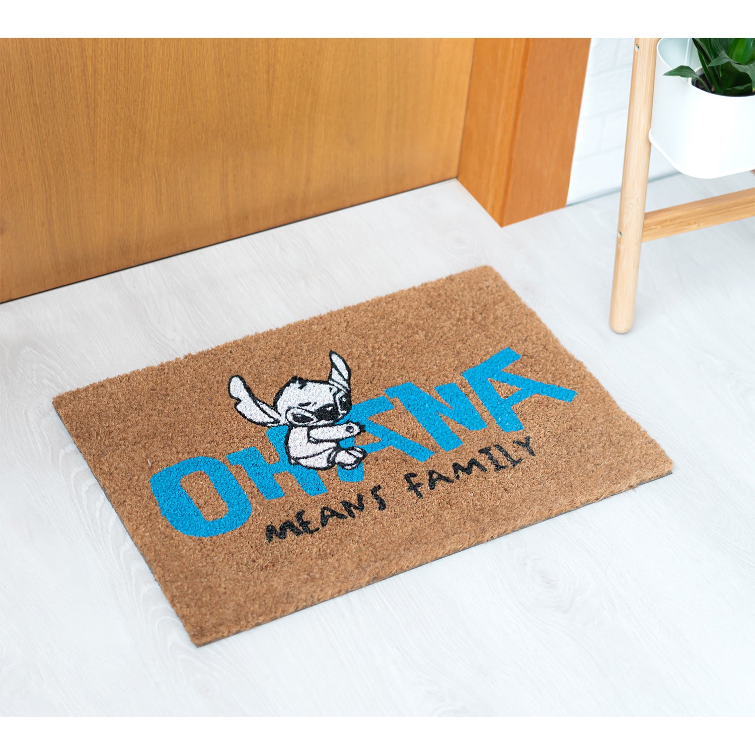 Disney Stitch Ohana Door Mat - IWOOT UK