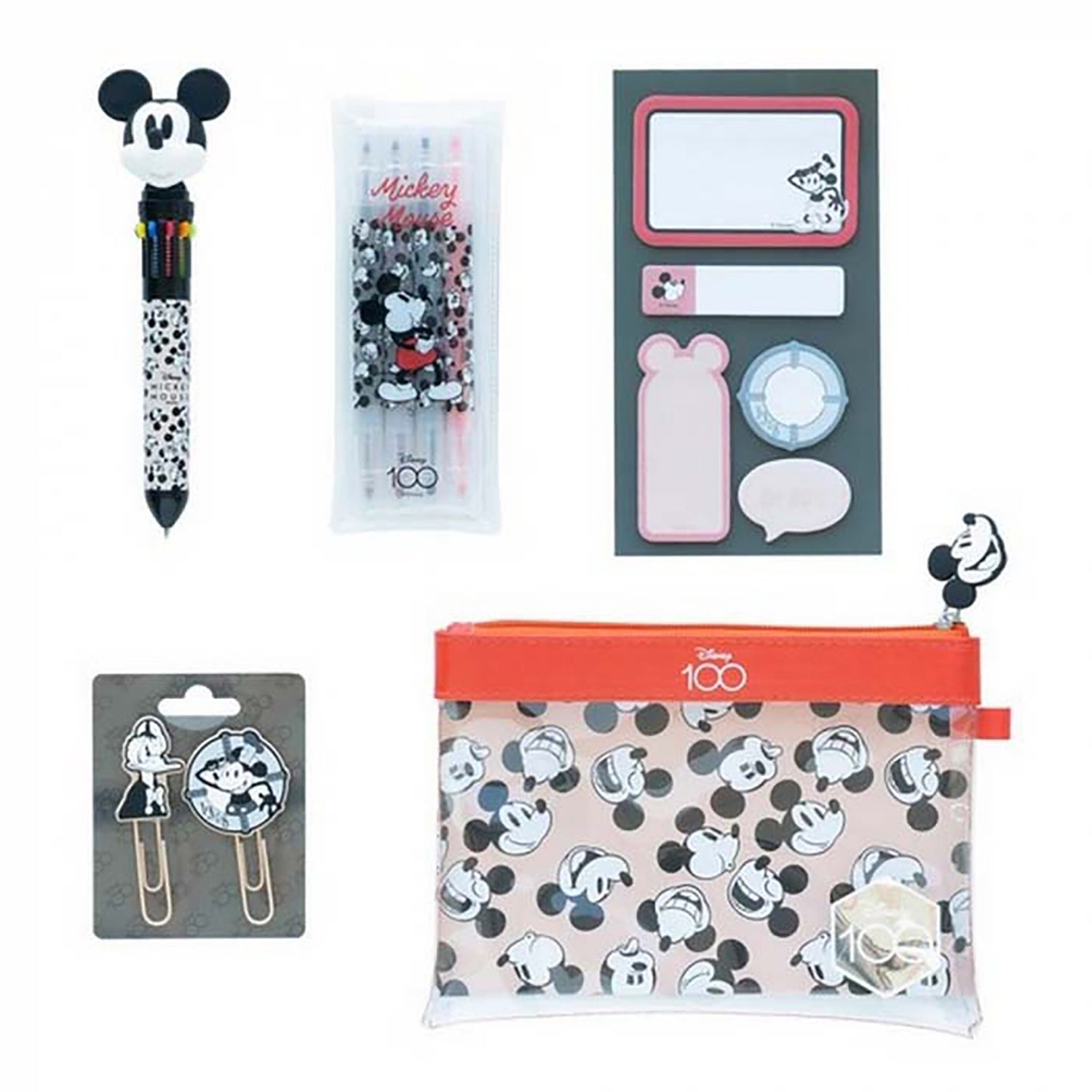 Disney Mickey 100Th Anniversary Stationery Kit Homeware - Zavvi UK