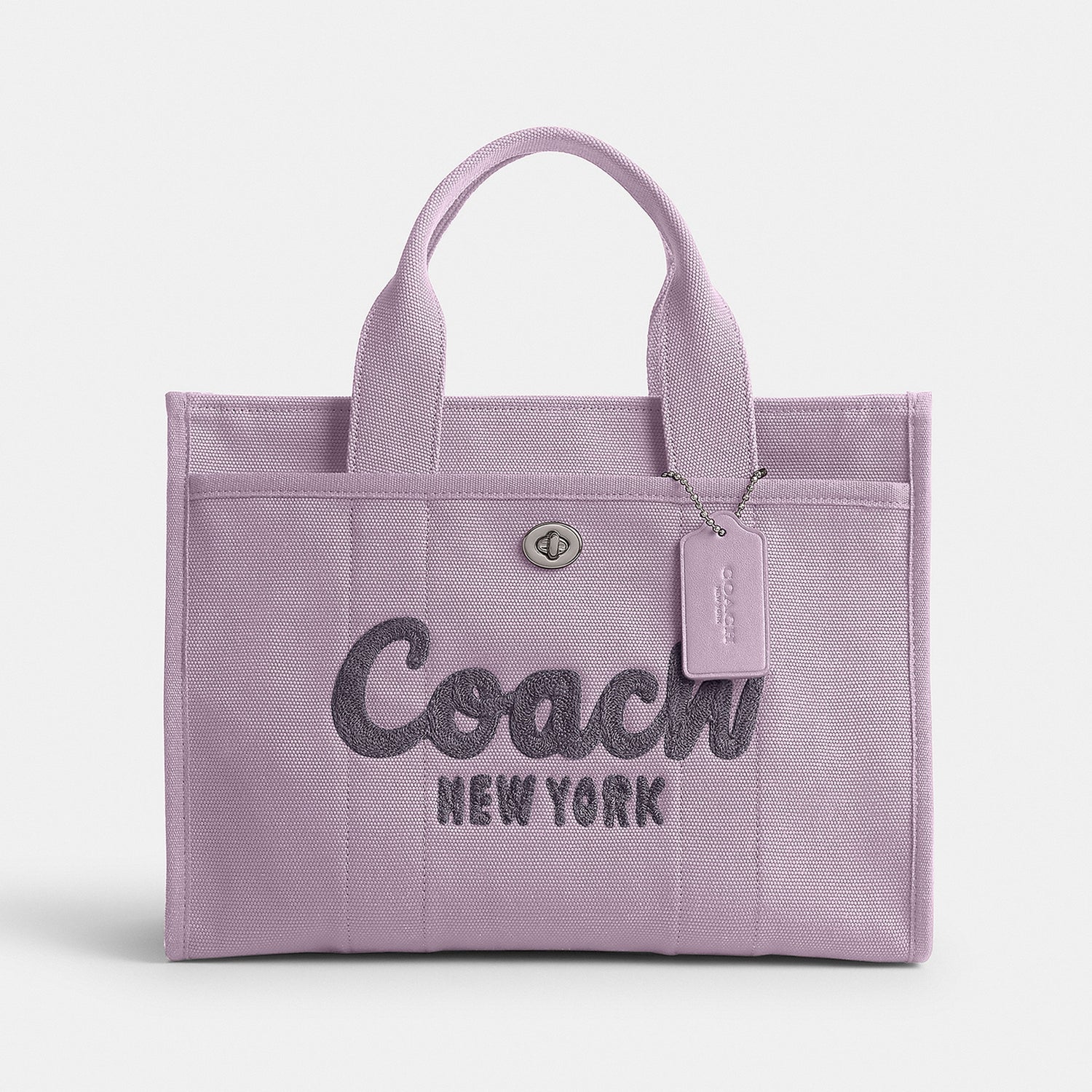 Coach Cargo Logo-Embroidered Cotton-Canvas Tote Bag | 免邮