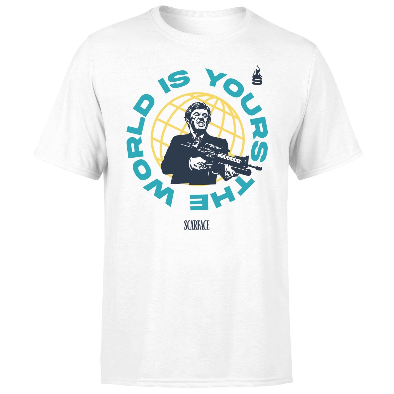 Scarface The World Is Yours Unisex T-Shirt - White Clothing - Zavvi UK
