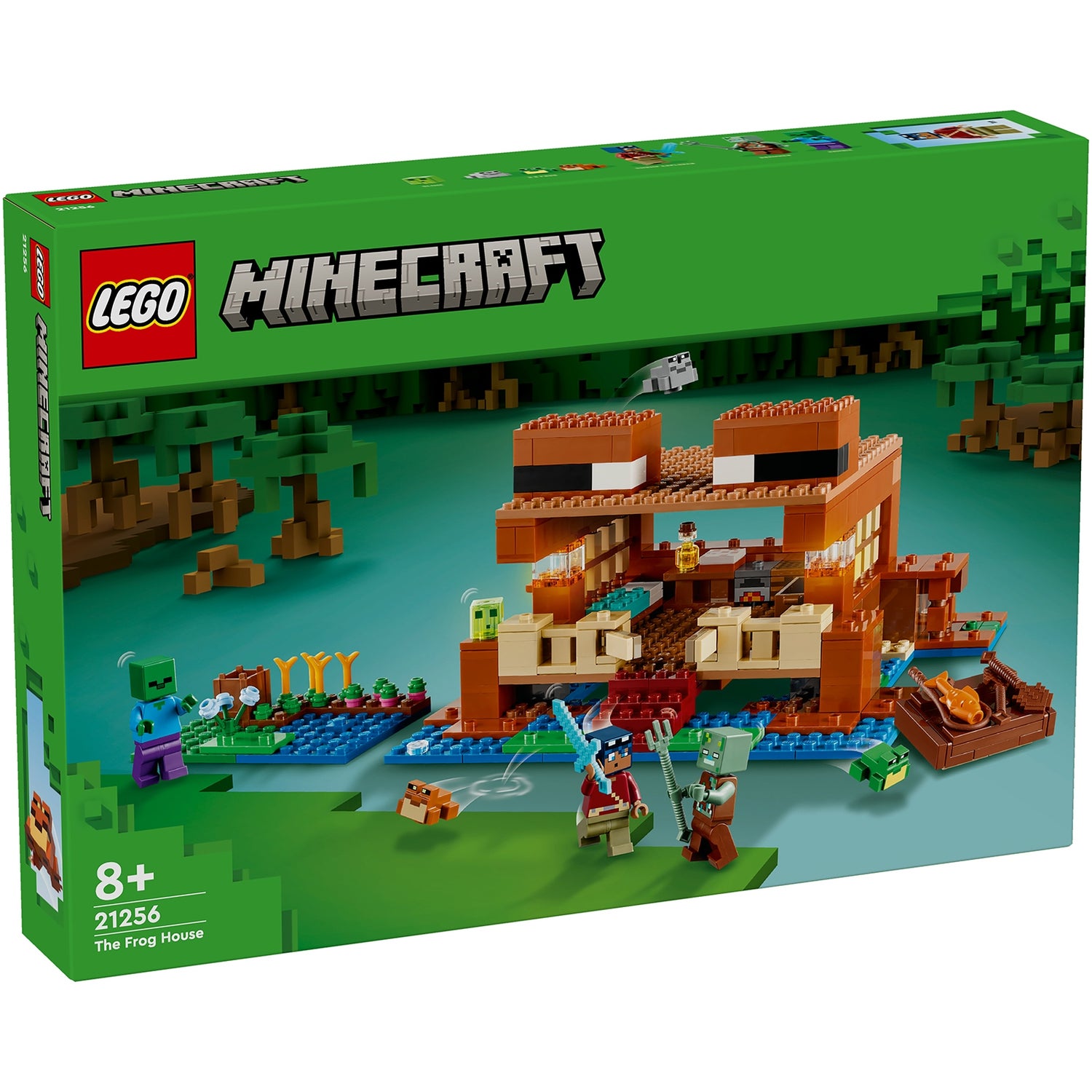 LEGO Minecraft The Frog House Toy with Animal Figures 21256 Toys - Zavvi UK