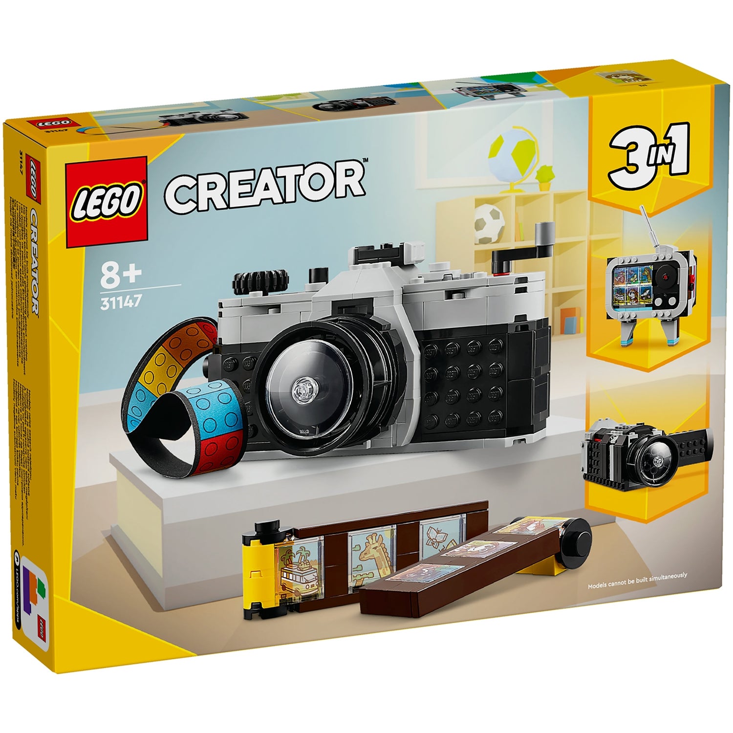 LEGO Creator 3in1 Retro Camera Toy Set 31147 Toys - Zavvi UK