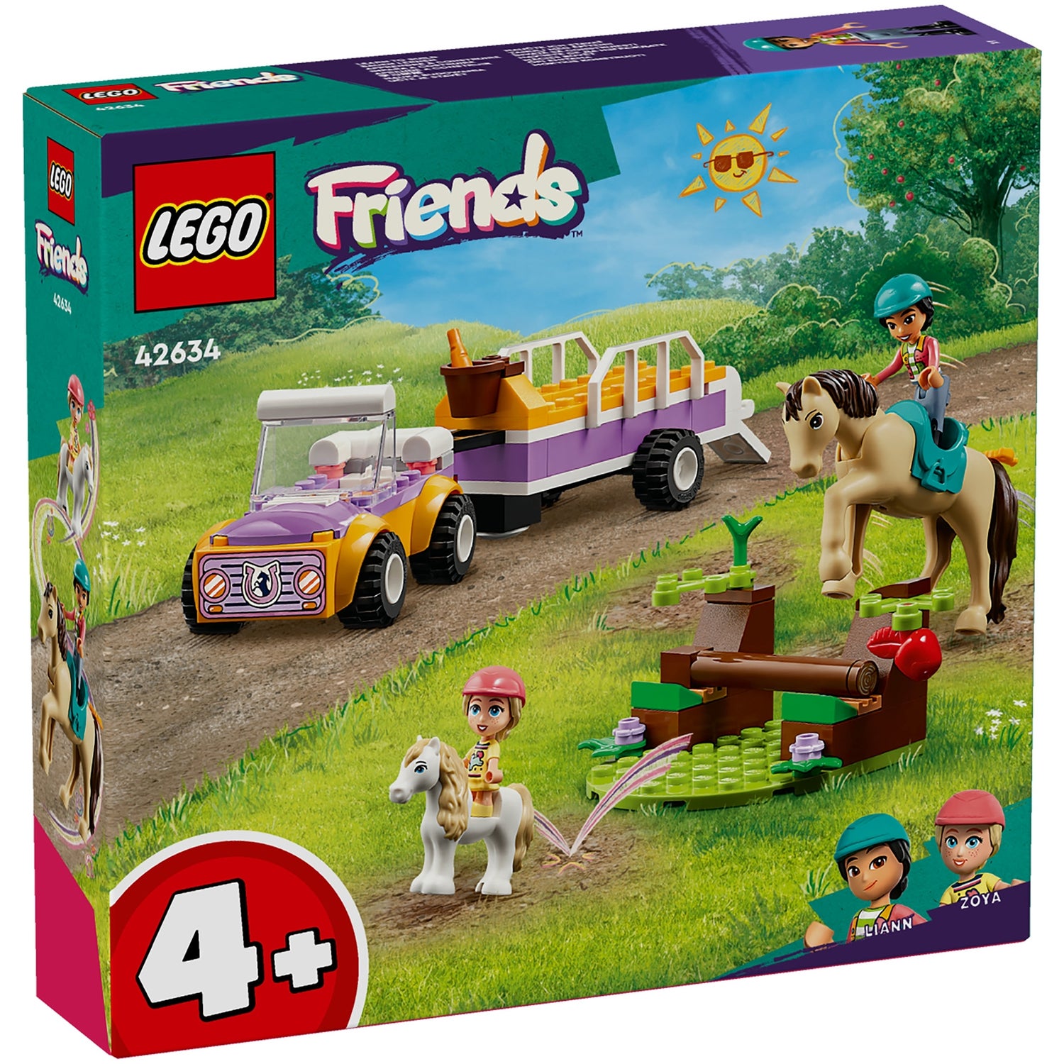 LEGO Friends Horse and Pony Trailer Animal Toys Set 42634 Toys - Zavvi UK