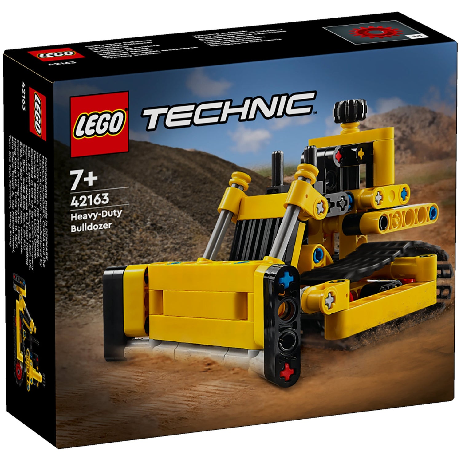 LEGO Technic Heavy-Duty Bulldozer Construction Toy 42163 Toys - Zavvi US