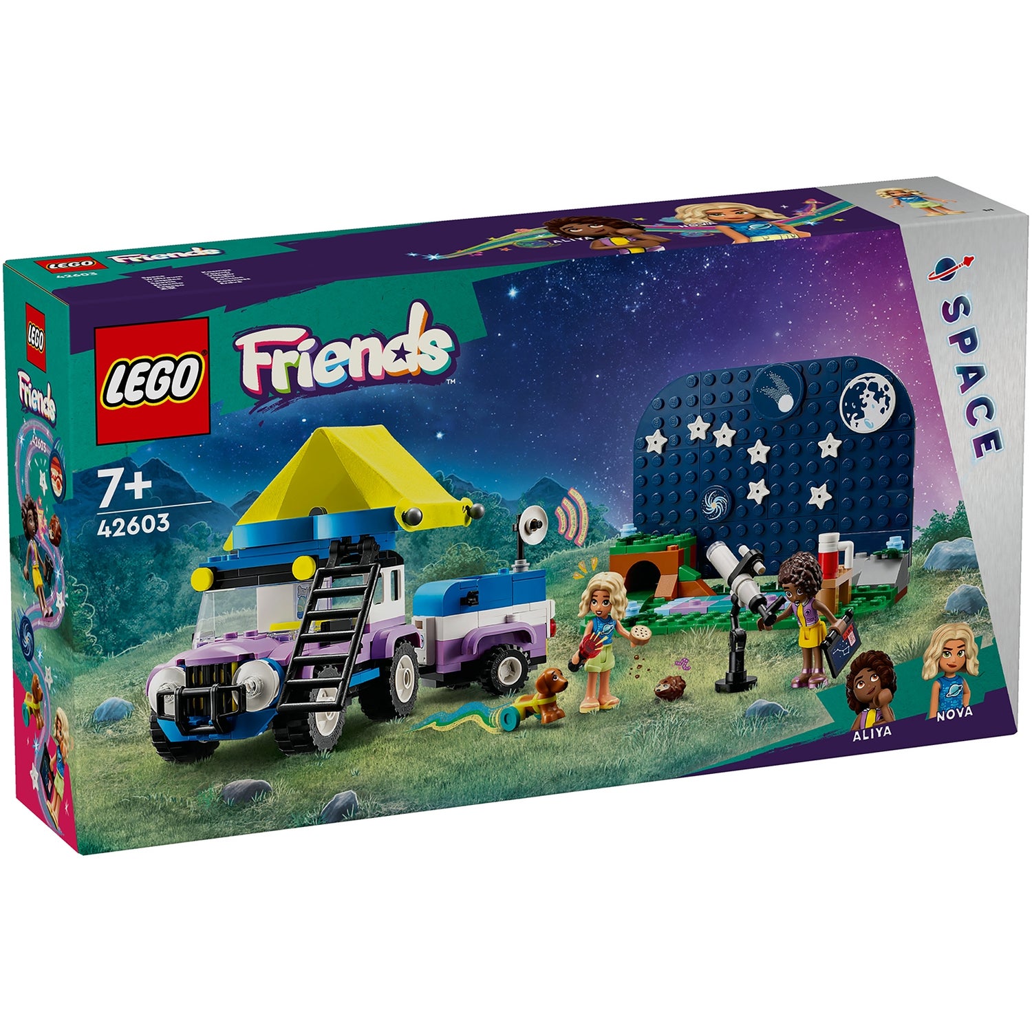 LEGO Friends Stargazing Camping Set with 4x4 Toy Car 42603 Toys - Zavvi UK