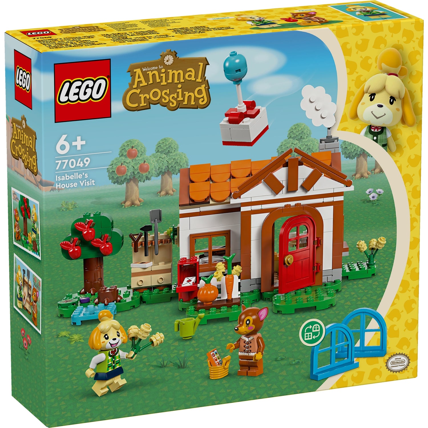 LEGO Animal Crossing Isabelle’s House Visit Buildable Toy 77049 | Zavvi.nl