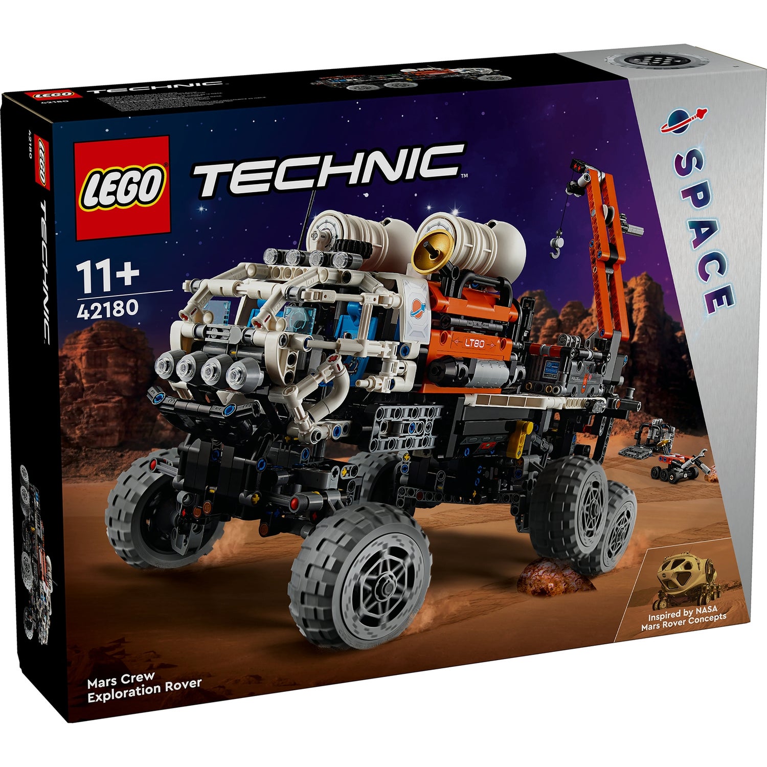 LEGO Technic Mars Crew Exploration Rover Space Playset 42180 Toys ...