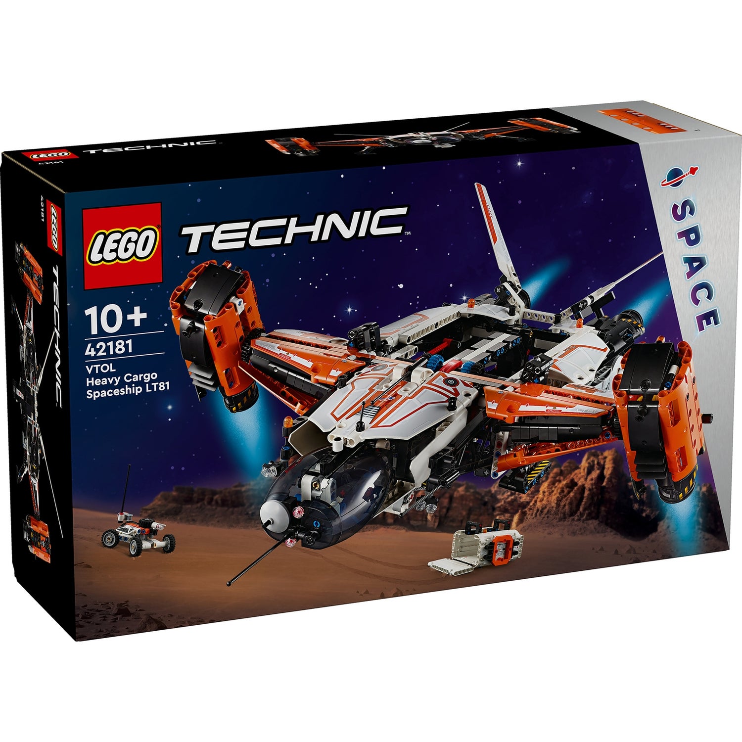 LEGO Technic VTOL Heavy Cargo Spaceship LT81, Space Plane Set 42181 ...