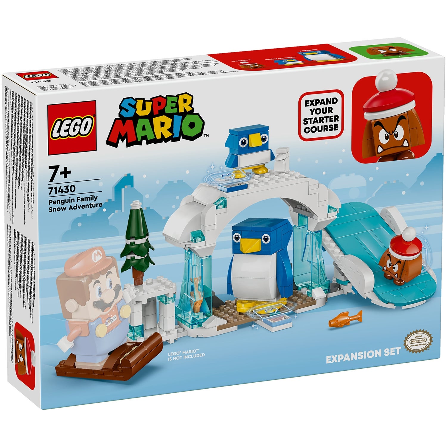 LEGO Super Mario Penguin Family Snow Adventure Expansion Set 71430 Toys ...