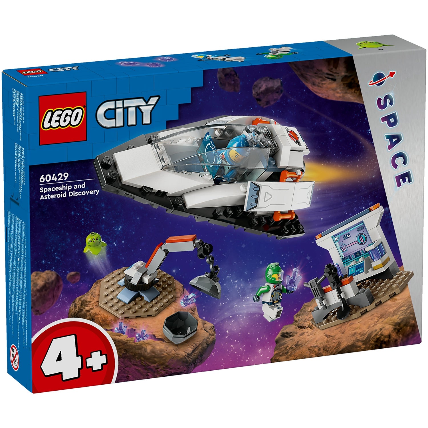 LEGO City Spaceship and Asteroid Discovery Space Toys 60429 Toys - Zavvi UK