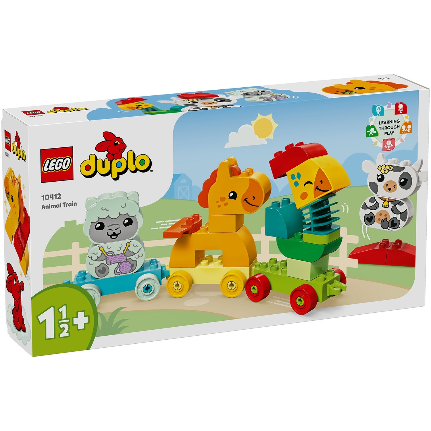 LEGO DUPLO My First Animal Train Toddler Learning Toys 10412 Toys ...