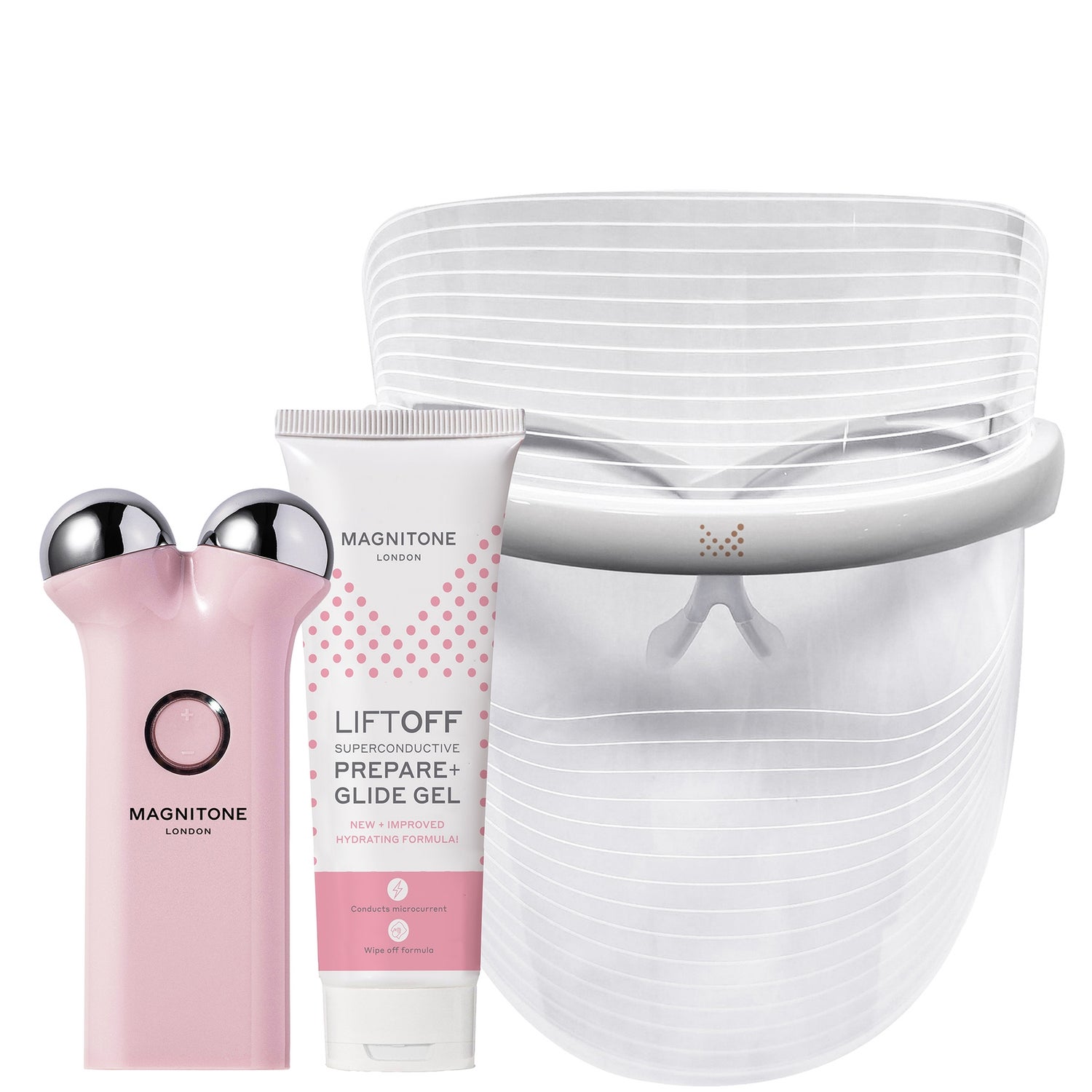 MAGNITONE London LiftOff Microcurrent and GetLit LED Face Mask Hero ...