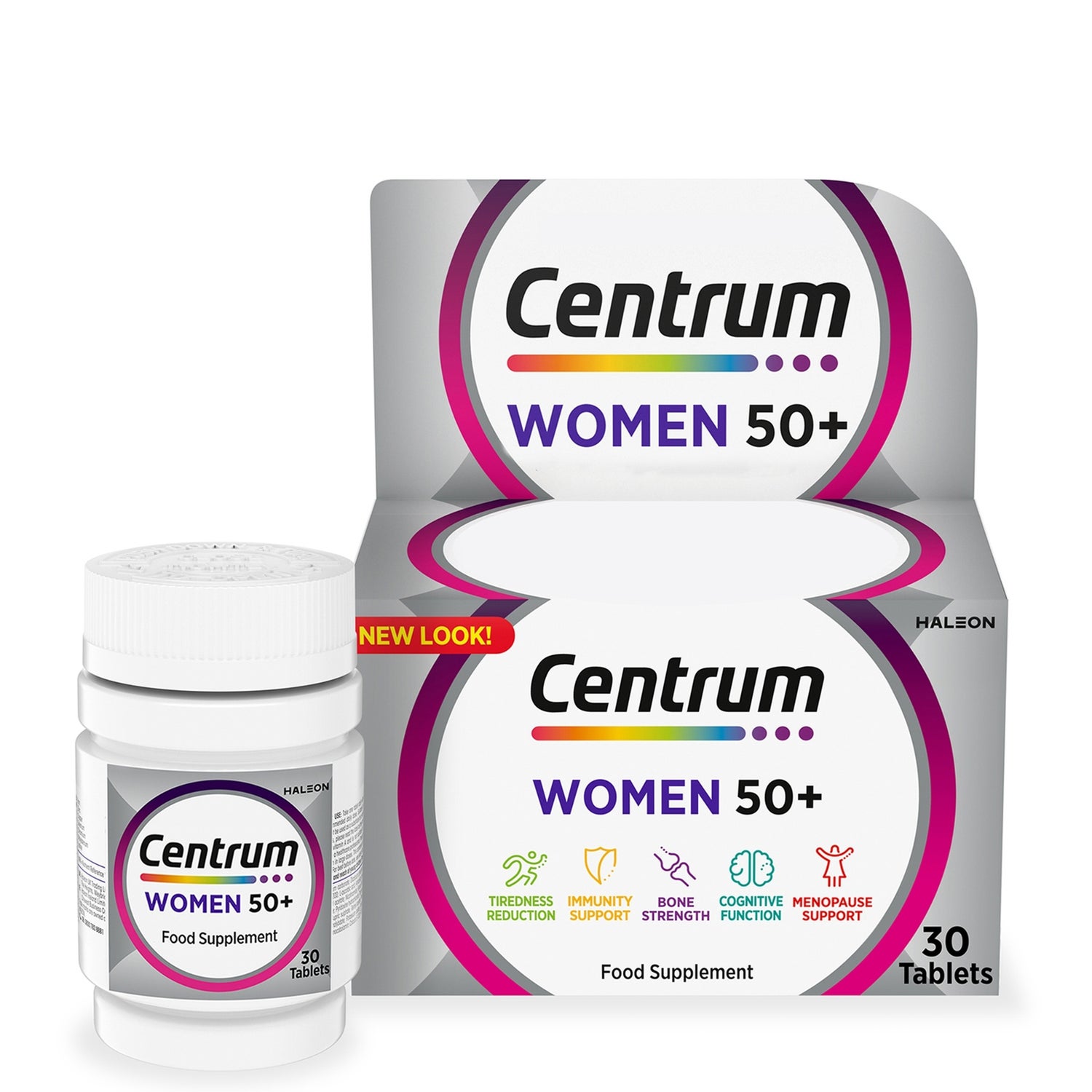 Centrum Women's 50+ Multivitamins and Minerals Tablets - 30 Tablets ...