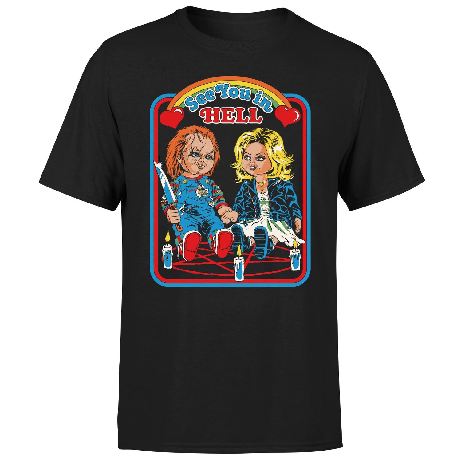 Steven Rhodes Chucky See You In Hell Men's T-Shirt - Black Clothing - Zavvi US