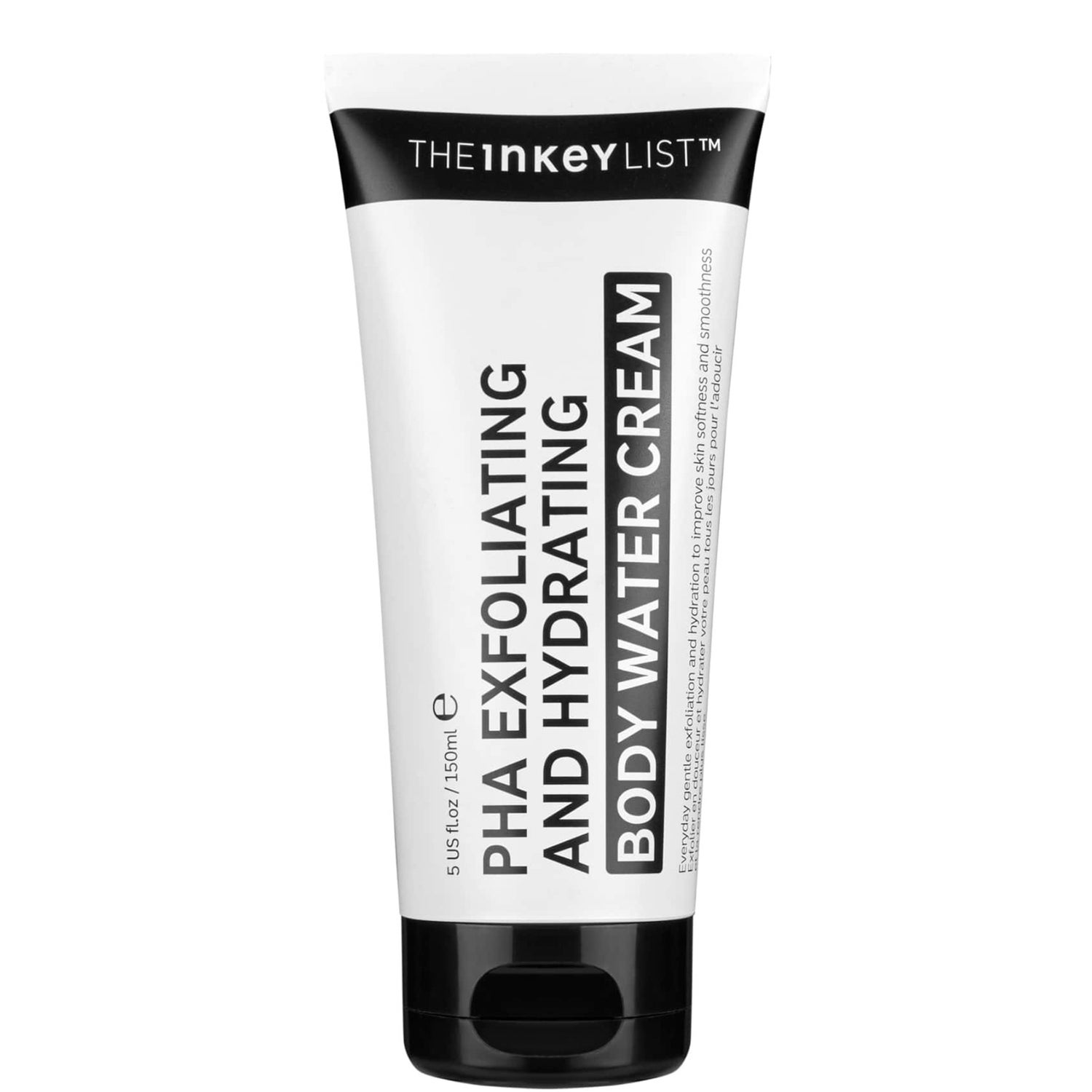 The INKEY List PHA Exfoliating and Hydrating Body Water Cream 150ml ...