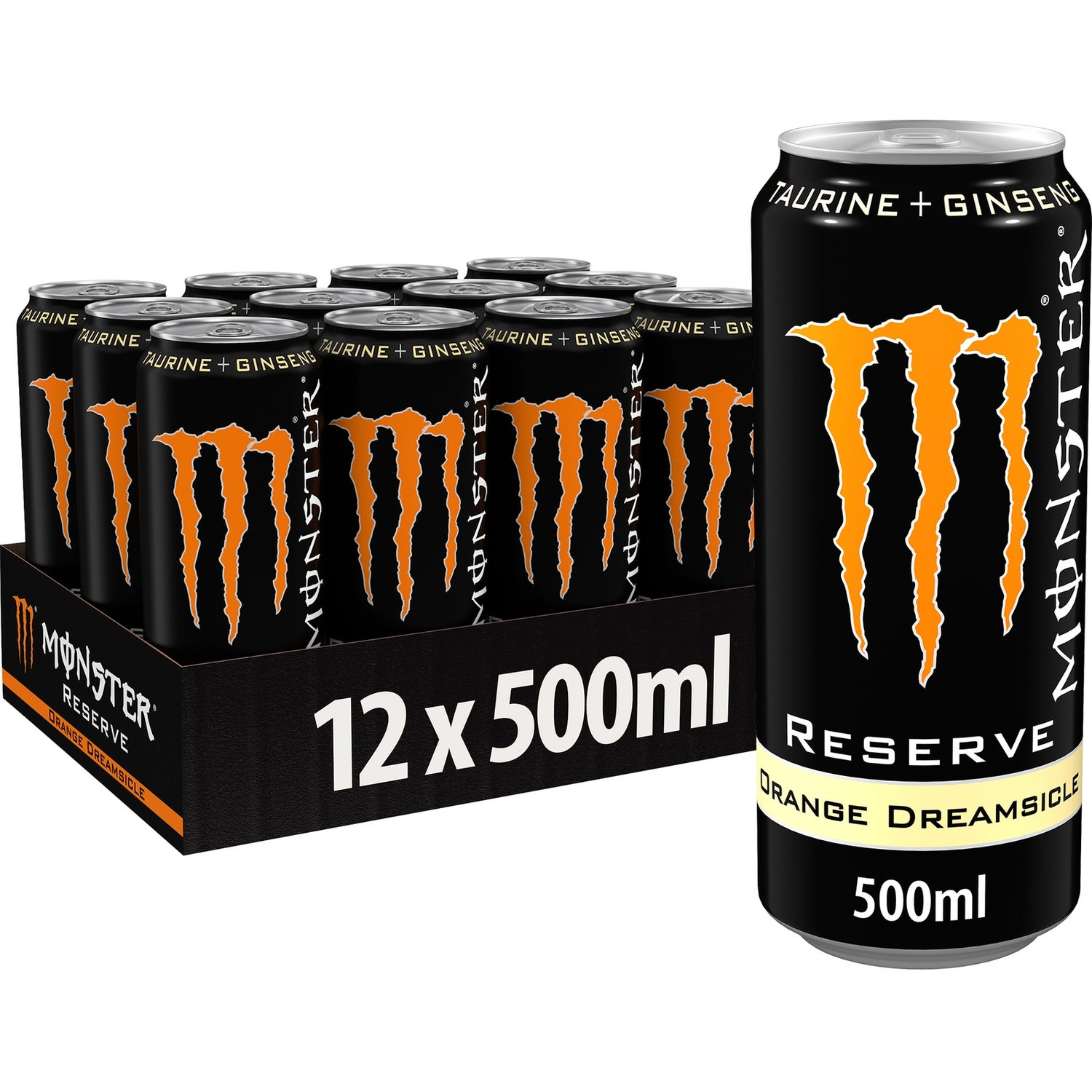 Monster Energy Drink Reserve Orange Dreamsicle 12 x 500ml | Your Coca ...
