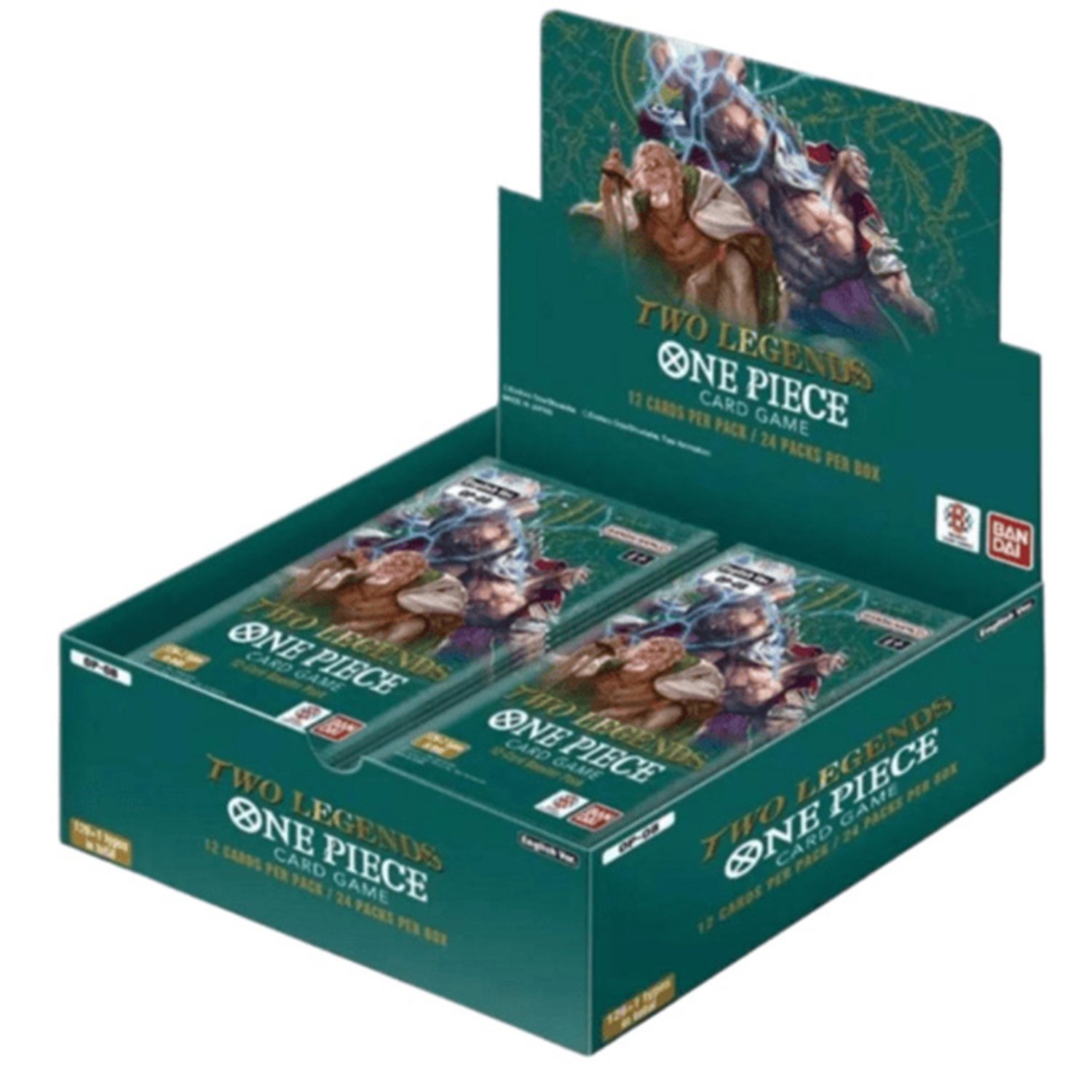 One Piece Card Game: Booster Pack - Two Legends (OP-08) CDU (24 Packs ...