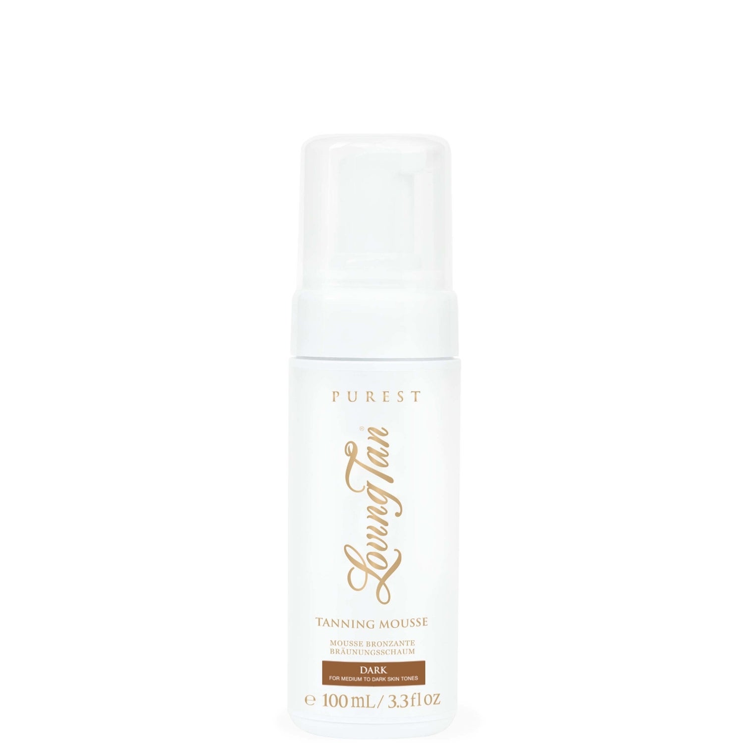 Loving Tan Purest Tanning Mousse 100ml - Dark | LOOKFANTASTIC AU