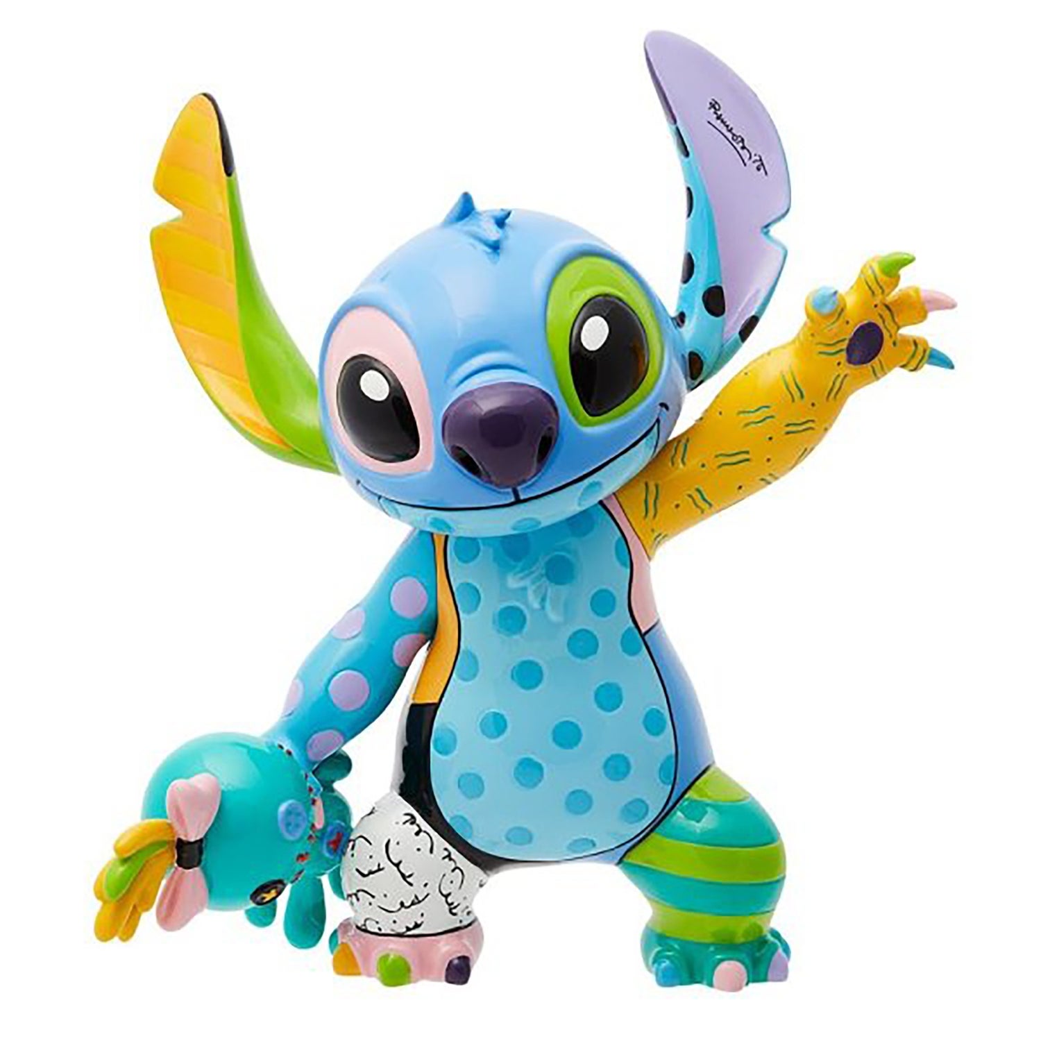Enesco Disney Britto Stitch and Scrump 8" Figurine Merchandise - Zavvi UK