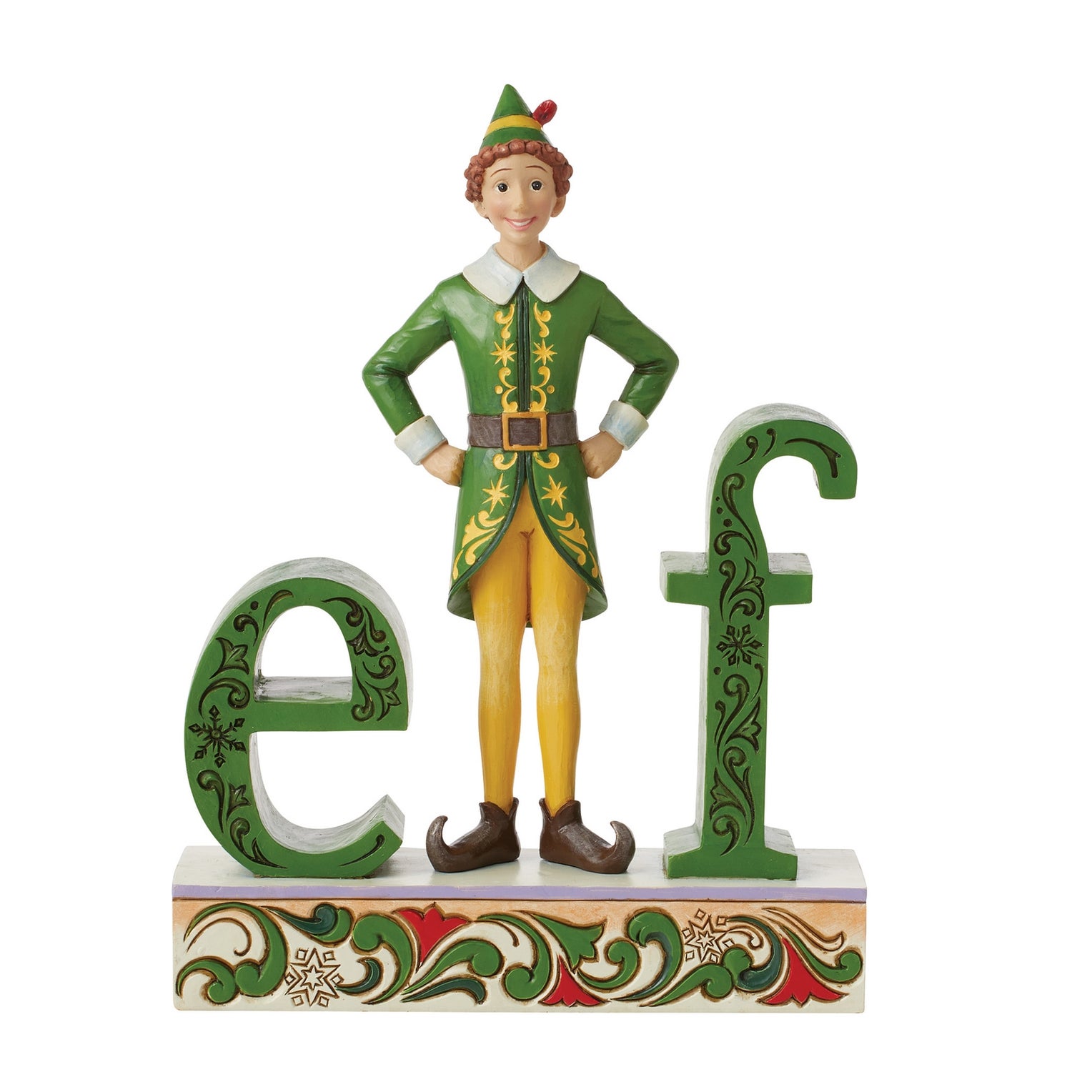 Enesco Elf by Jim Shore The Name is Buddy, the Elf (Buddy Standing in ...