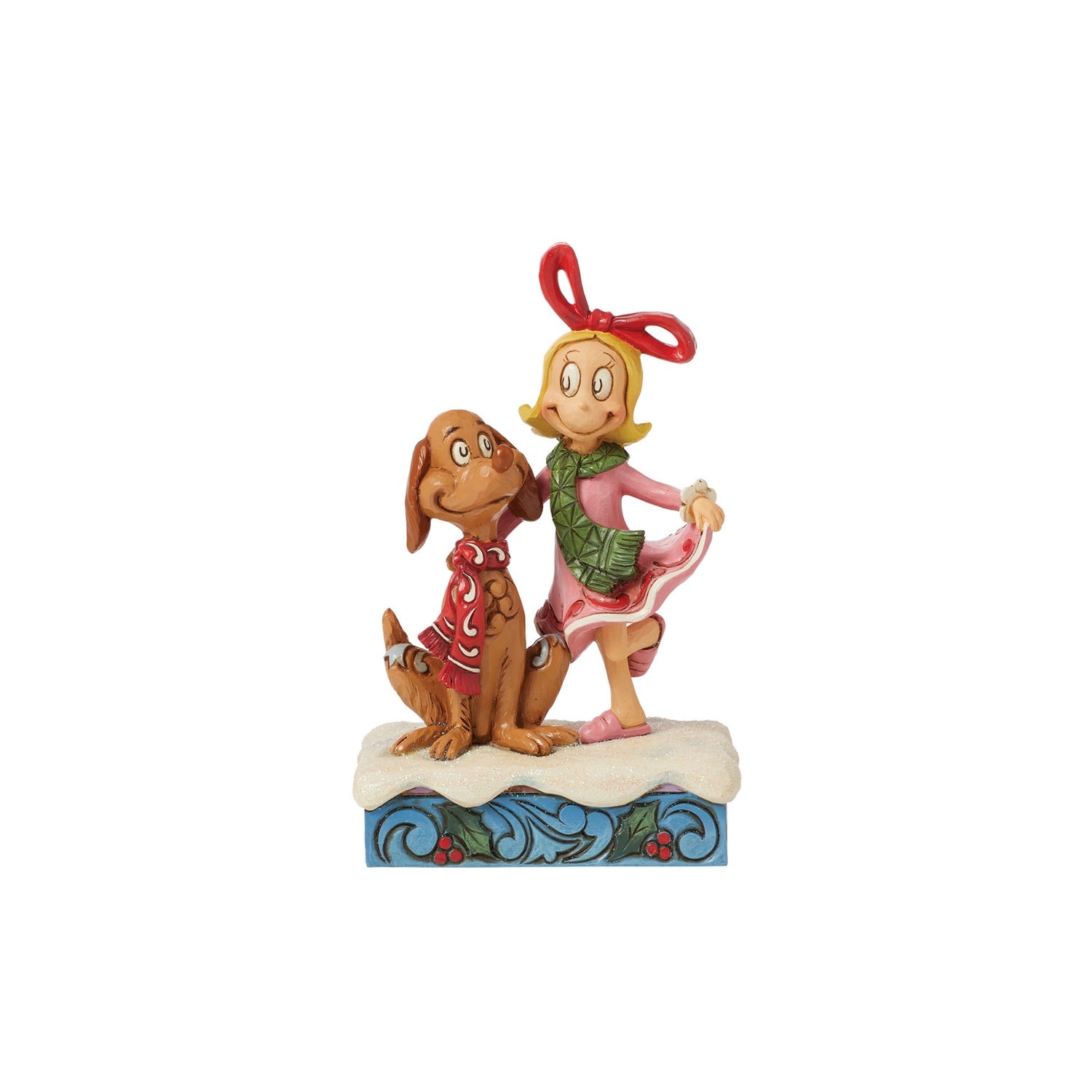 Enesco Grinch Cindy Lou & Max Figurine (14.5cm) Merchandise - Zavvi UK