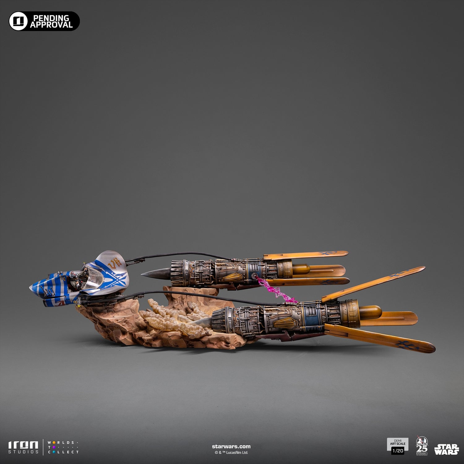 Iron Studios Star Wars Anakin's POD Racer Art Scale 1/20 Limited ...