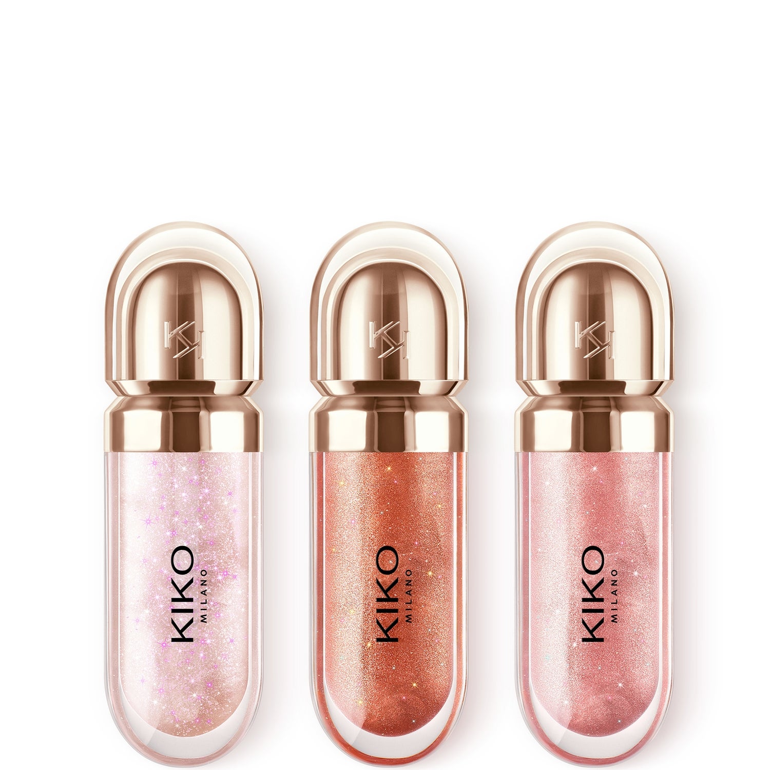 KIKO Milano Exclusive 3D Hydra Lipgloss Limited Edition Trio - LOOKFANTASTIC