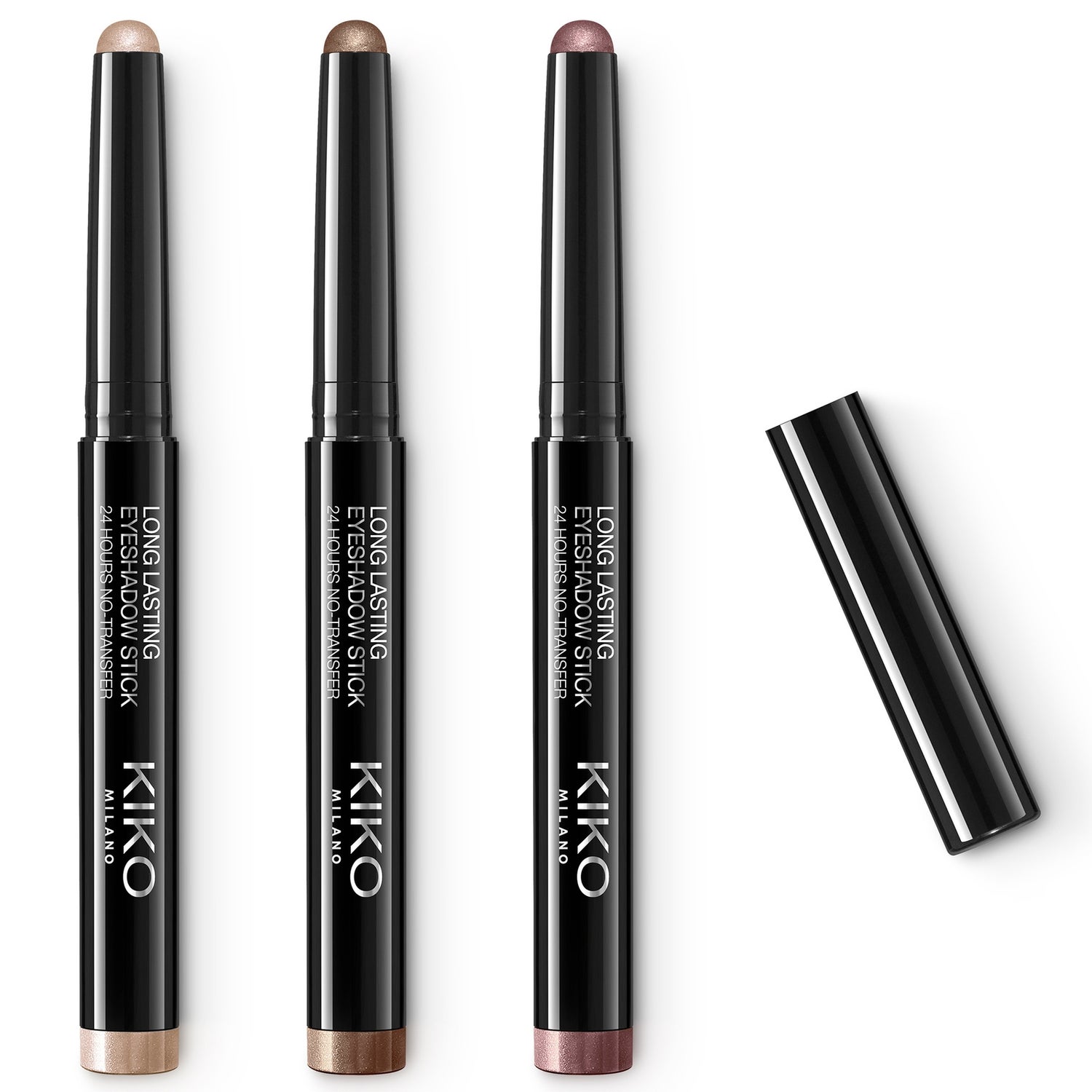 KIKO Milano Exclusive Long Lasting Eyeshadow Stick Trio - Warm Neutrals ...