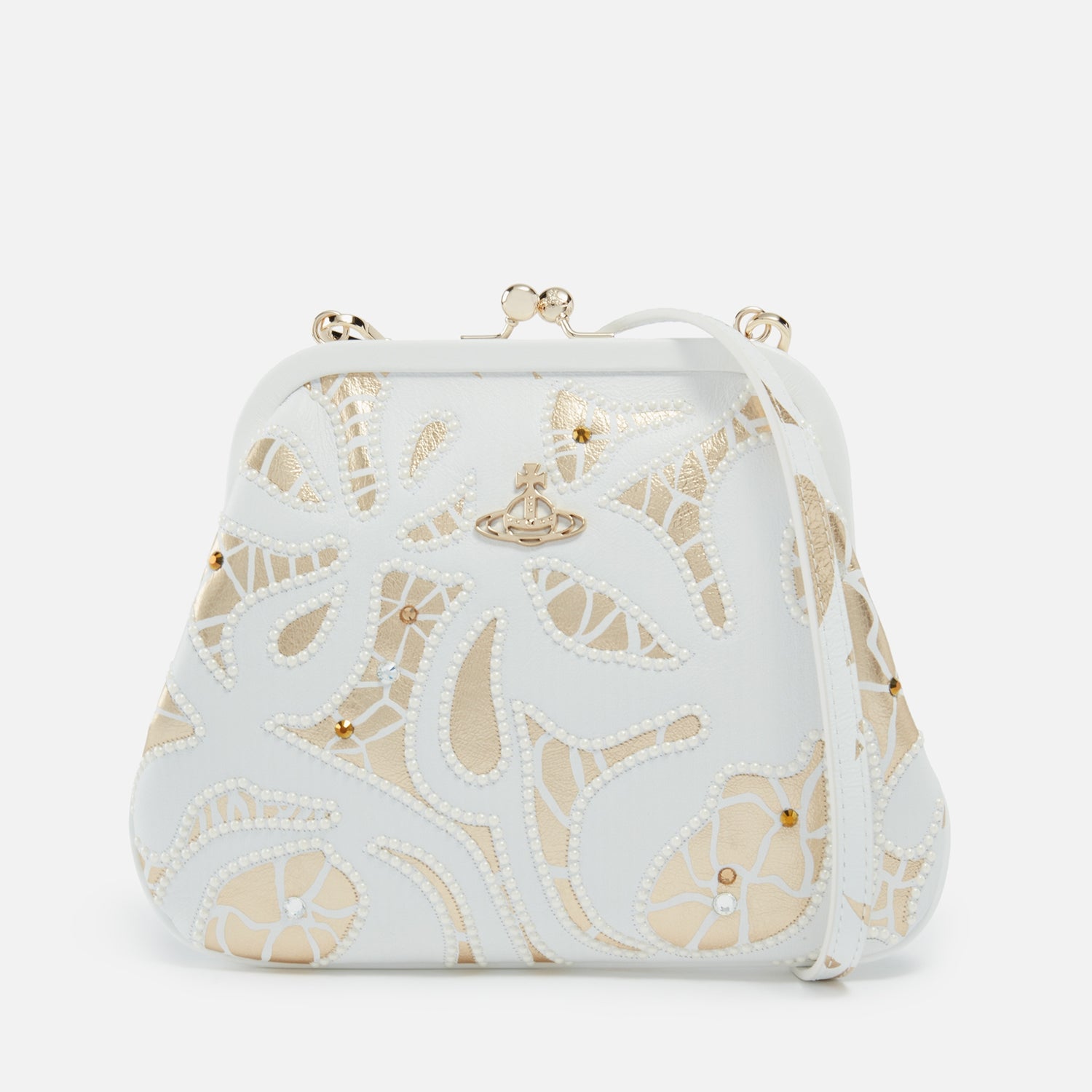 Vivienne Westwood Vivienne's Clutch Beaded Leather Bag | 免邮