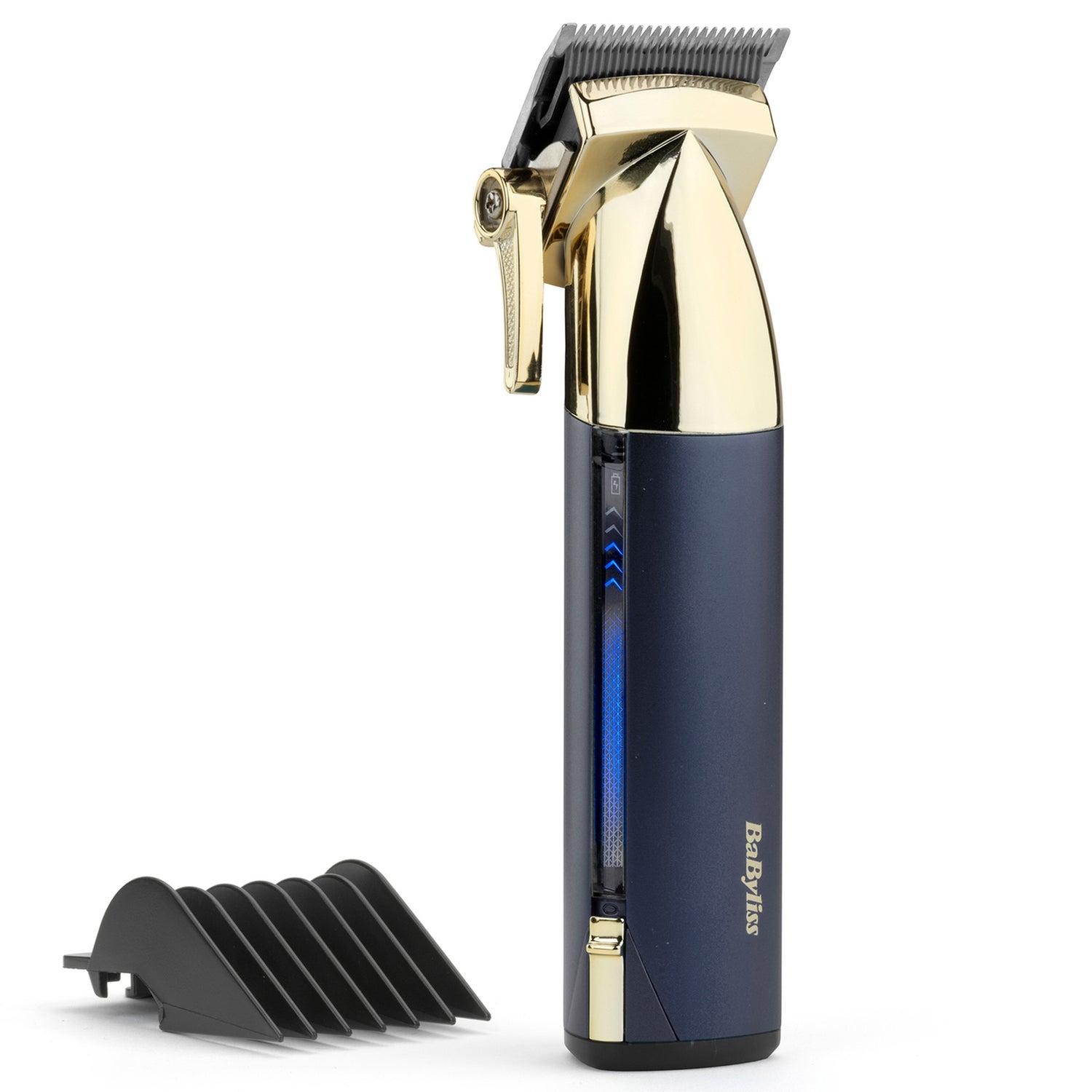 BaByliss Super-X Metal Series Cordless Hair Clipper - Blue - lookfantastic