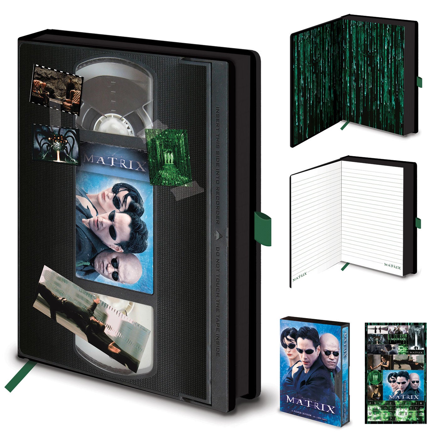 The Matrix VHS A5 Premium Notebook Traditional Gifts | Zavvi Australia