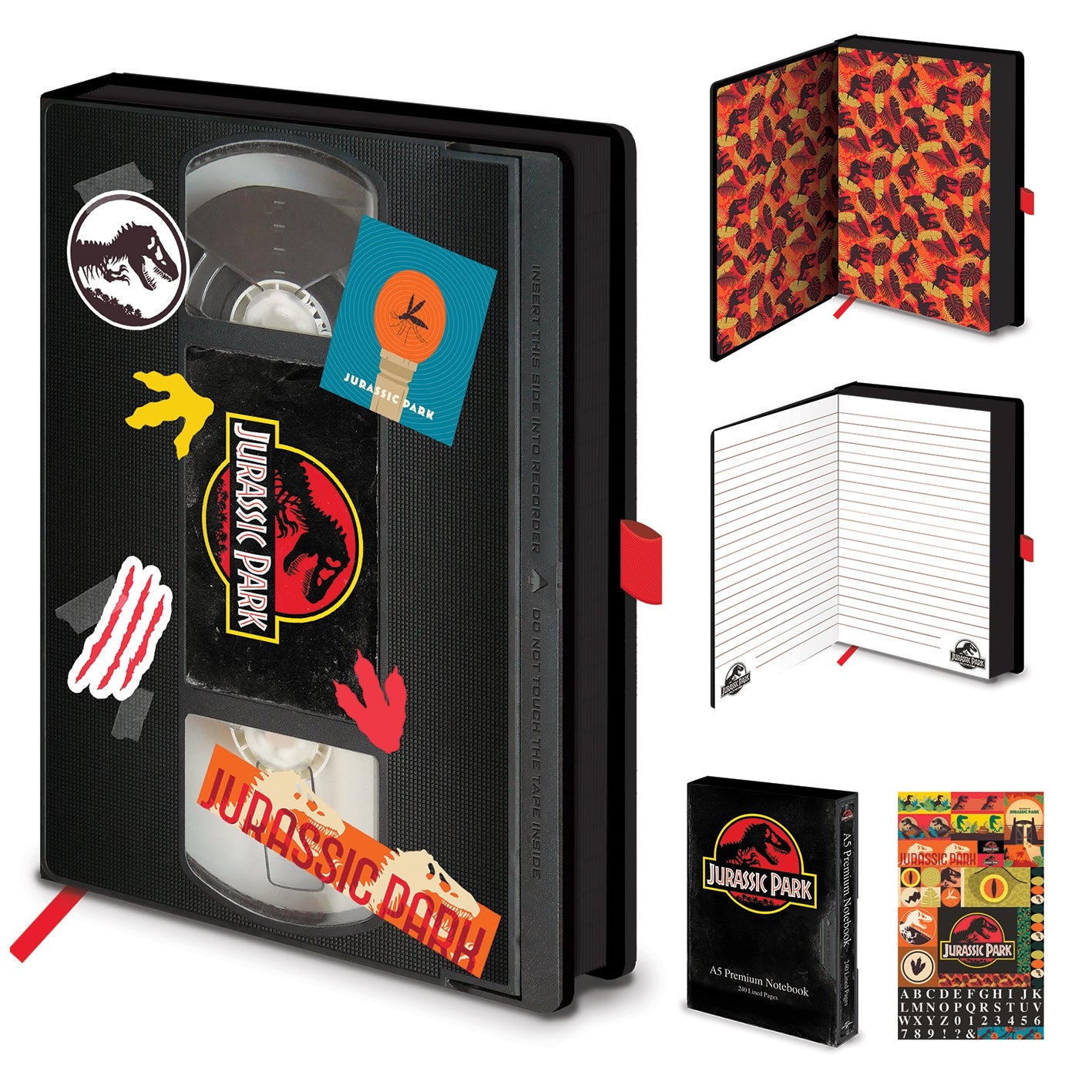 Jurassic Park A5 VHS Notebook Traditional Gifts | Zavvi Australia