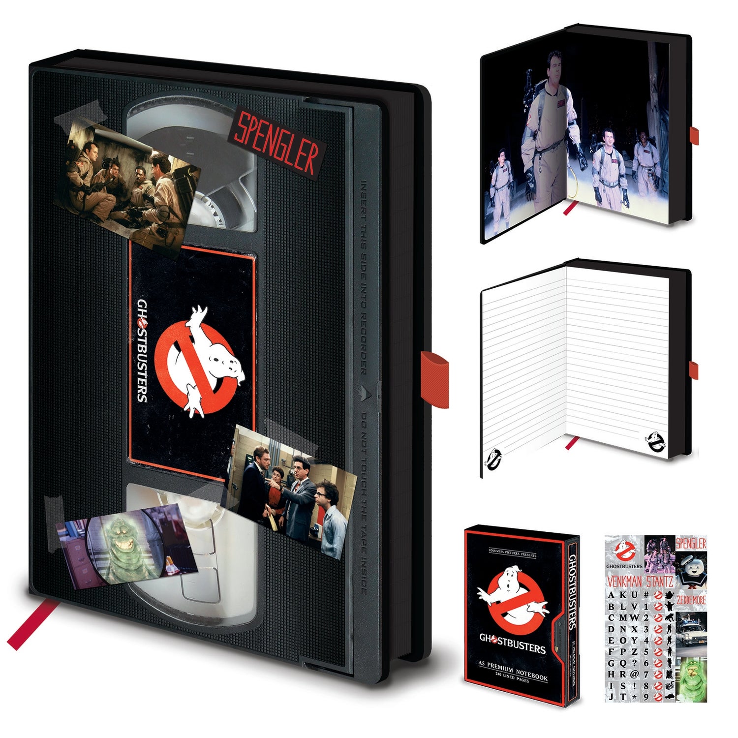 Ghostbusters VHS A5 Premium Notebook Traditional Gifts - Zavvi UK