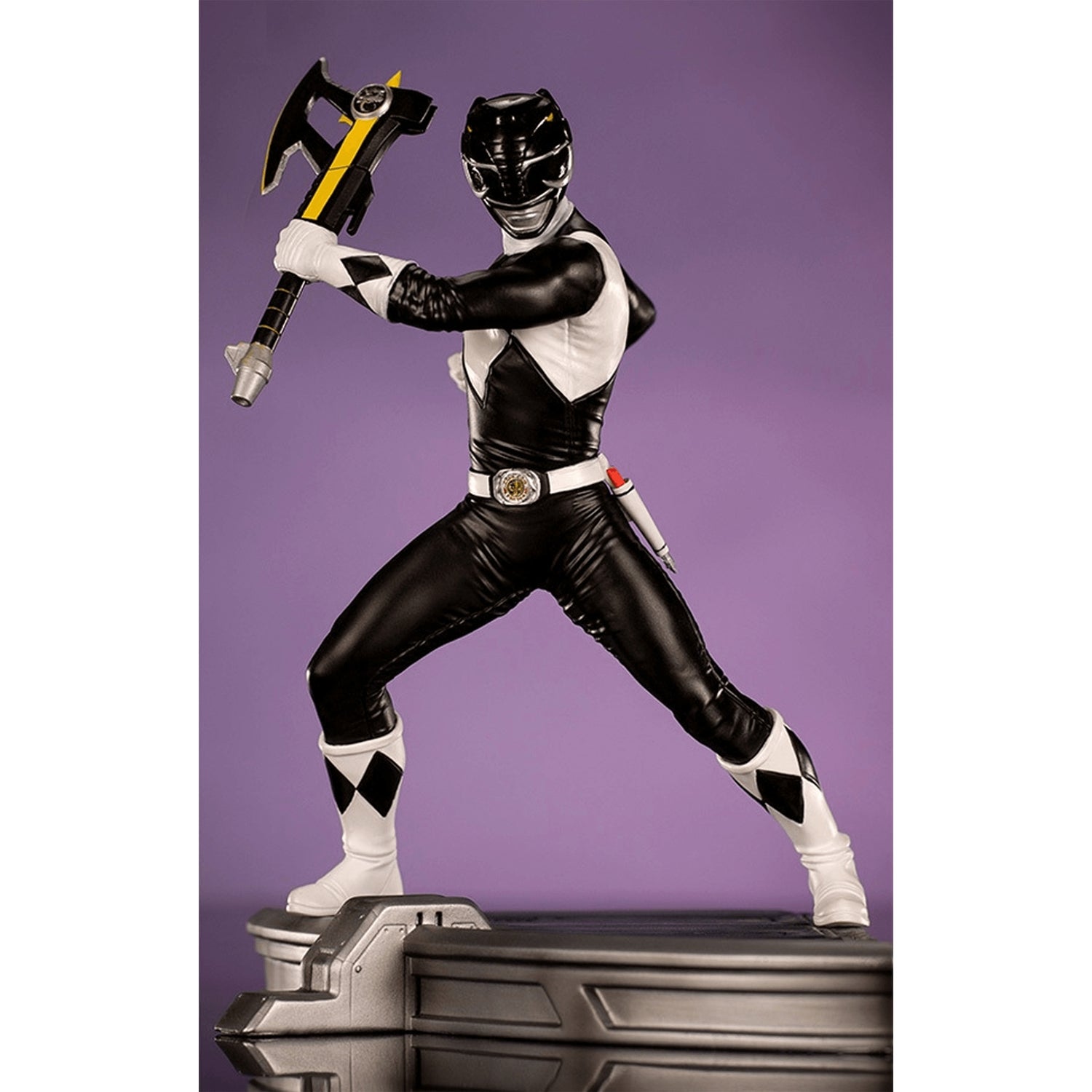 Iron Studios Black Ranger BDS Mighty Morphin Power Rangers Art Scale 1/ ...