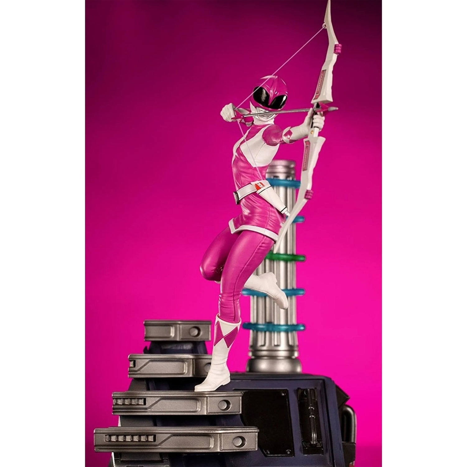 Iron Studios Pink Ranger BDS Mighty Morphin Power Rangers Art Scale 1/ ...