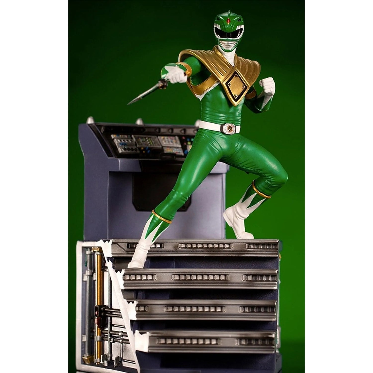 Iron Studios Green Ranger BDS Mighty Morphin Power Rangers Art Scale 1/ ...