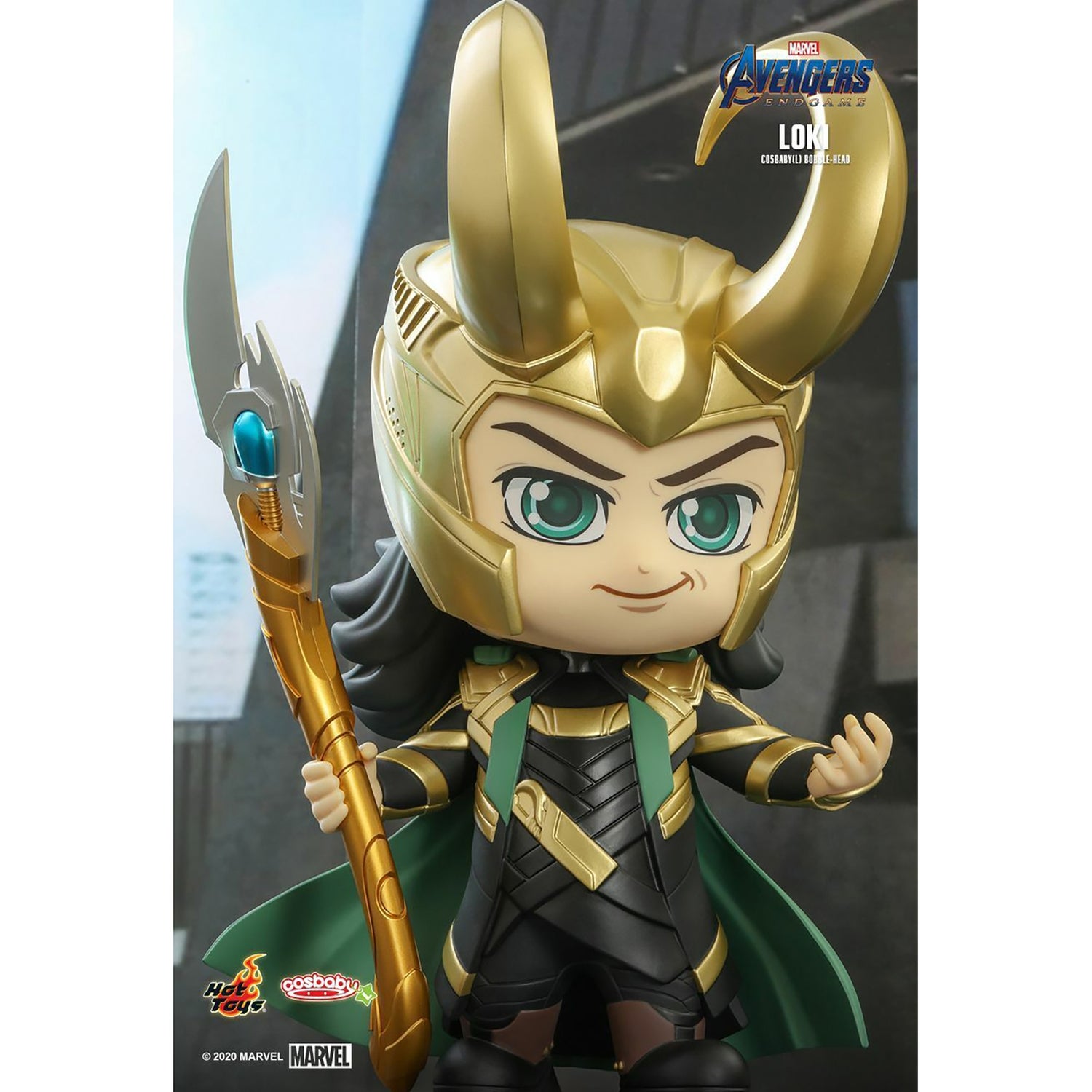 Hot Toys Cosbaby Avengers Endgame Loki Figure Merchandise | Zavvi Australia