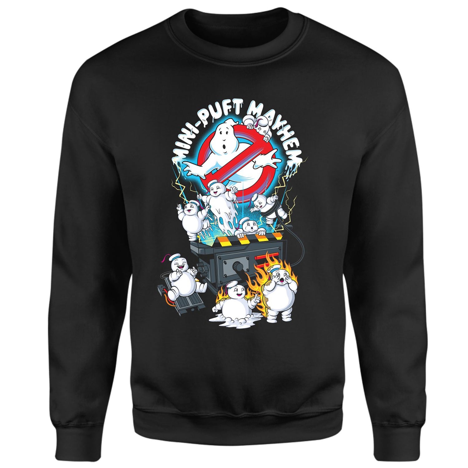 Ghostbusters Mini-Puft Mayhem Sweatshirt - Black Clothing - Zavvi UK
