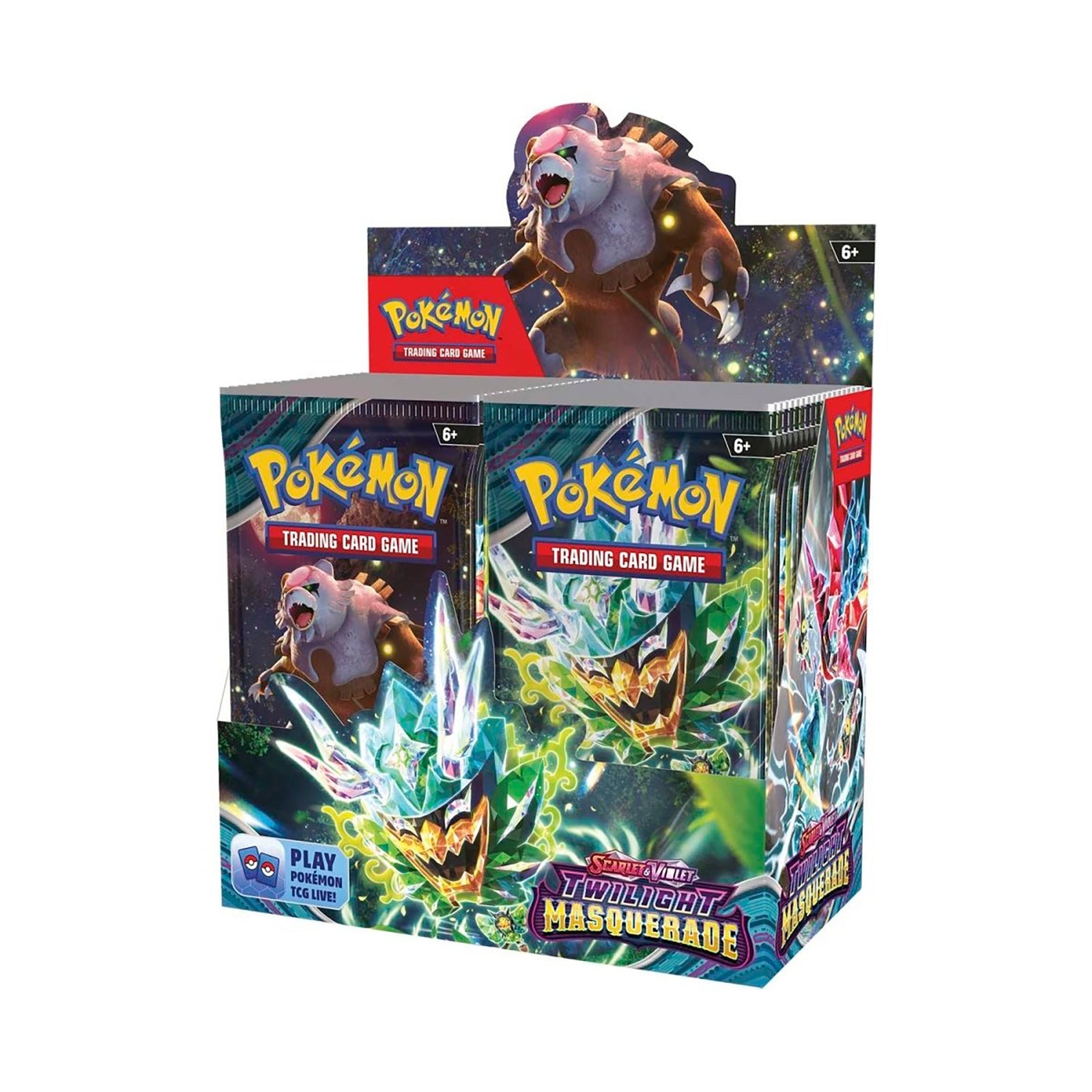 Pokemon TCG: Scarlet and Violet 6 Twilight Masquerade Booster Packs CDU ...