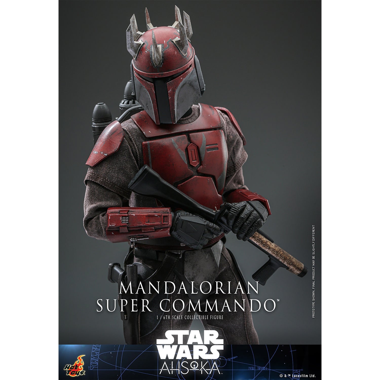 Hot Toys Star Wars Mandalorian Super Commando 1:6 Scale Collectible ...