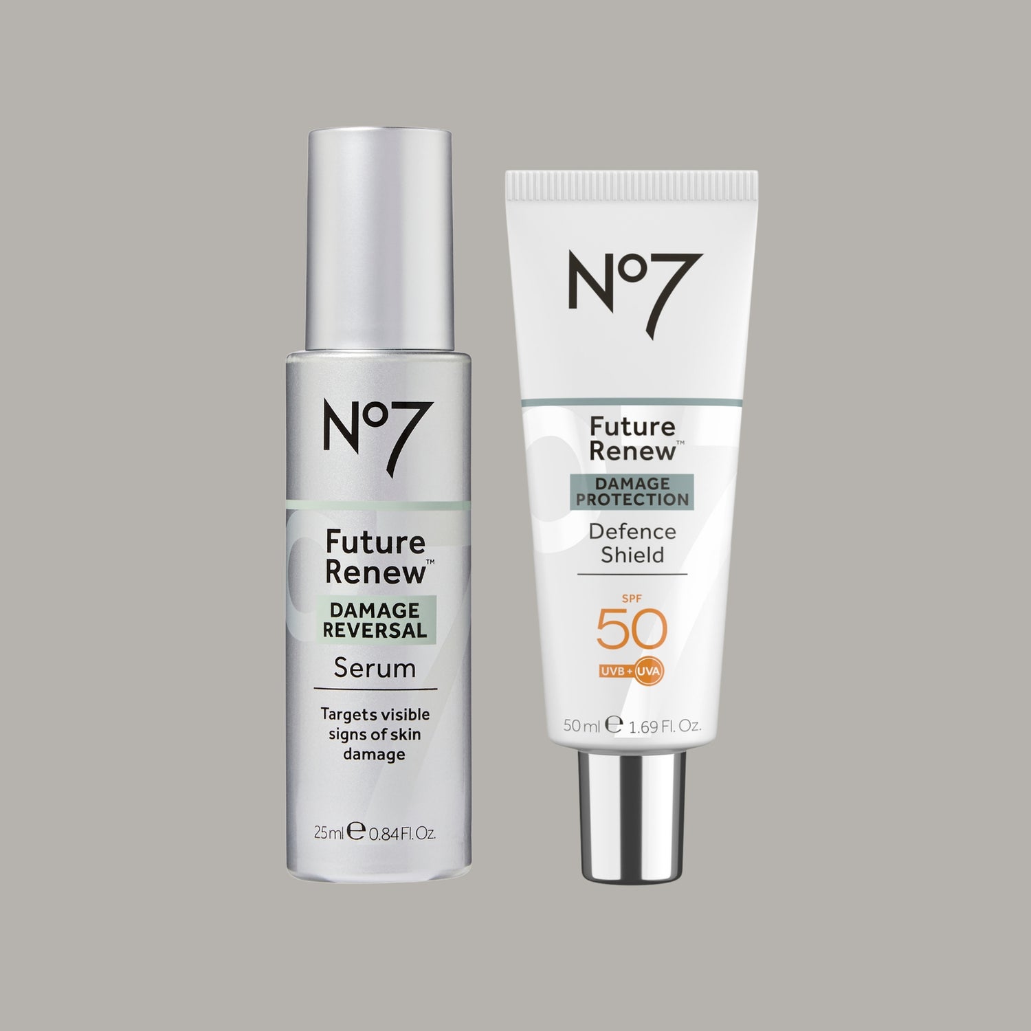 Future Renew Defence Shield SPF50 50ml & Damage Reversal Serum Duo 25ml ...