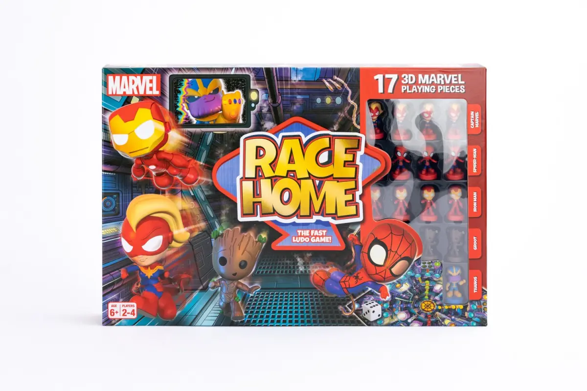 Marvel Race Home Board Game Toys - Zavvi UK
