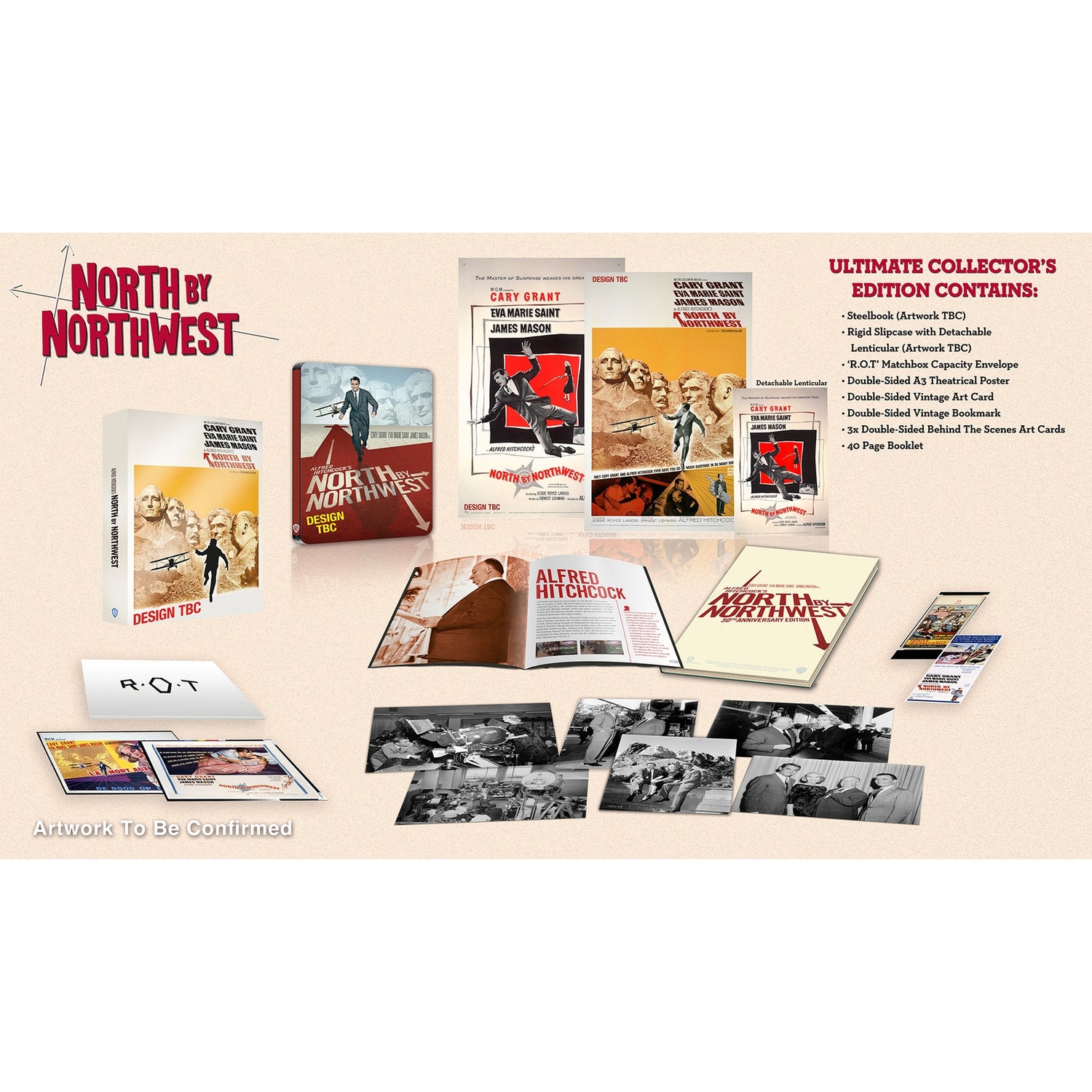 North by Northwest Ultimate Collector's Edition 4K Ultra HD Steelbook 4K | Zavvi.de