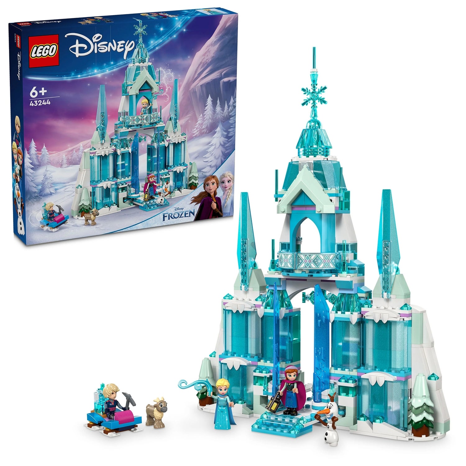 LEGO | Disney Frozen Elsa’s Ice Palace Building Toy 43244 Toys - Zavvi UK