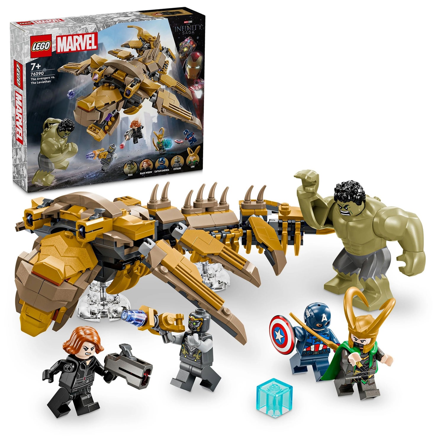 LEGO Marvel The Avengers vs. The Leviathan Toy Playset 76290 Toys ...