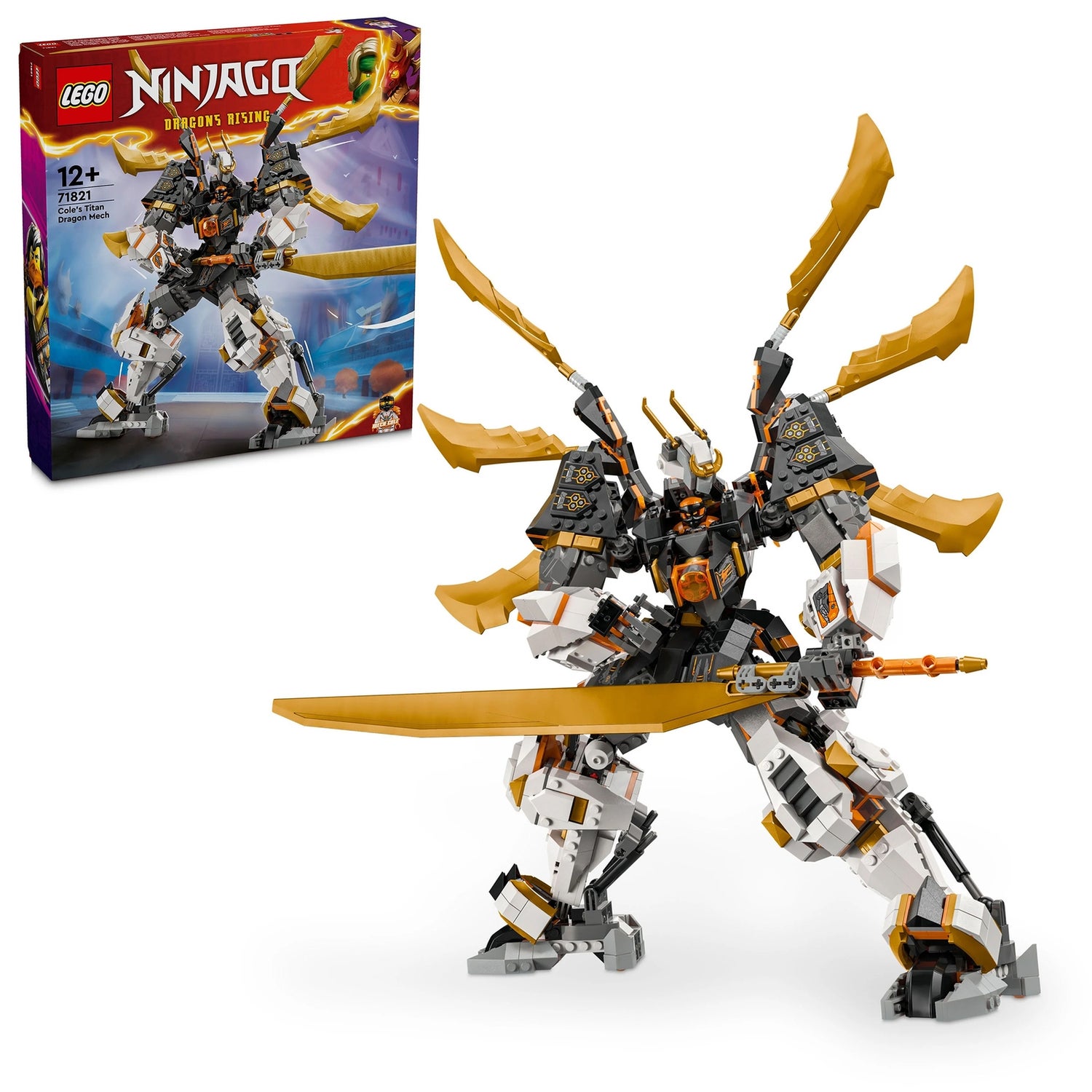 LEGO NINJAGO Coles Titan Dragon Mech Adventure Toy Toys Zavvi UK