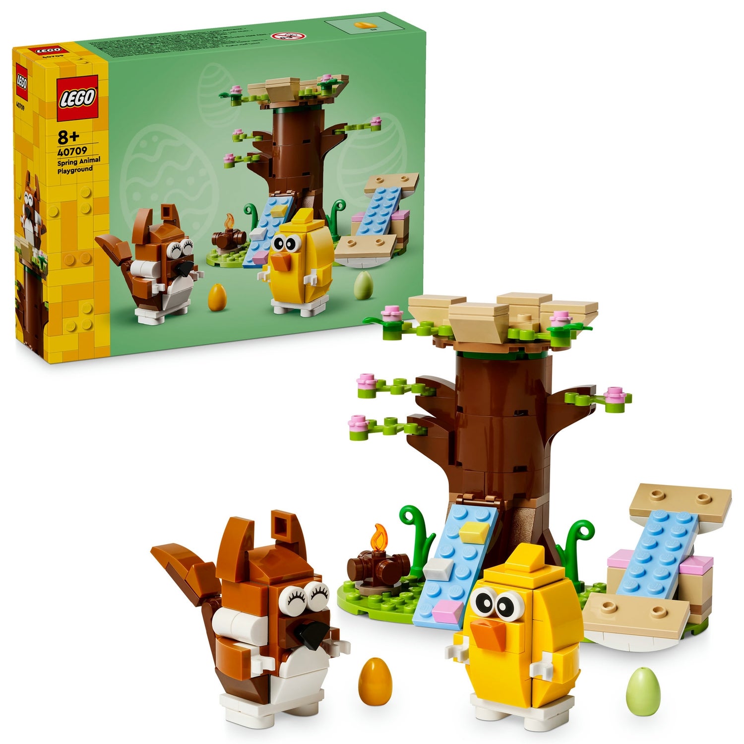LEGO Spring Animal Playground Set with Toy Tree-House 40709 Toys - Zavvi UK