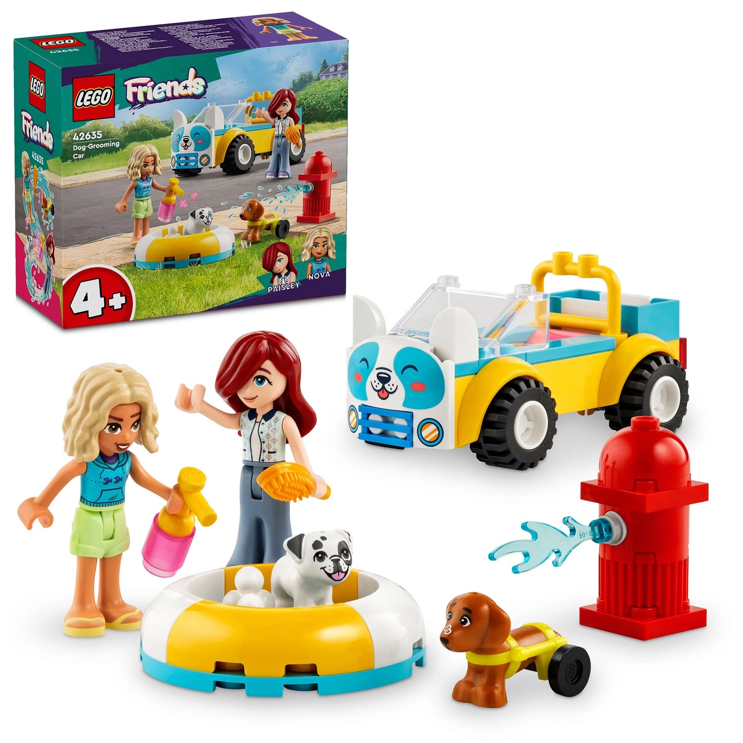 LEGO Friends Dog-Grooming Car Vehicle Animal & Playset 42635 Toys ...