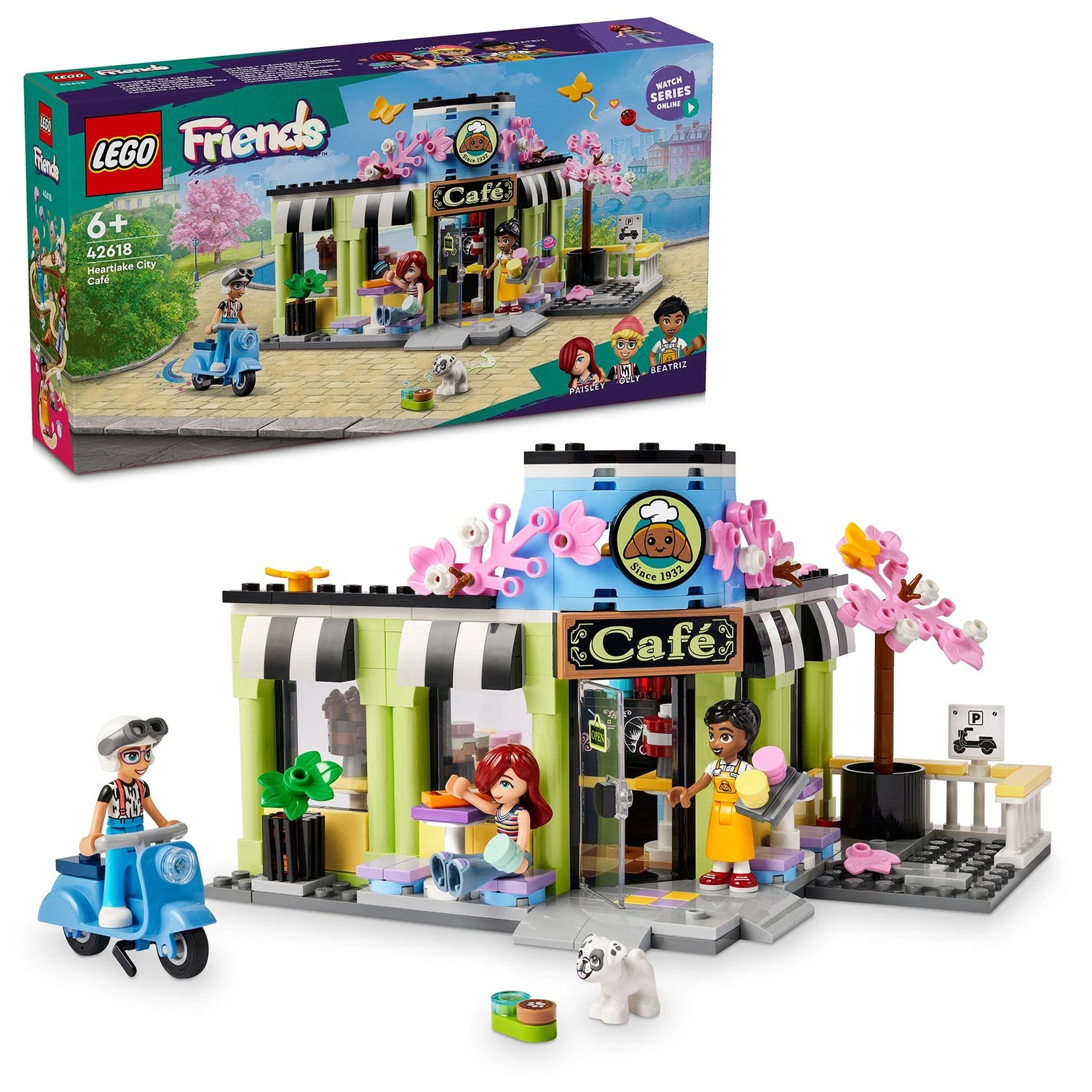 LEGO Friends Heartlake City Café Building Toy Set 42618 Toys - Zavvi UK