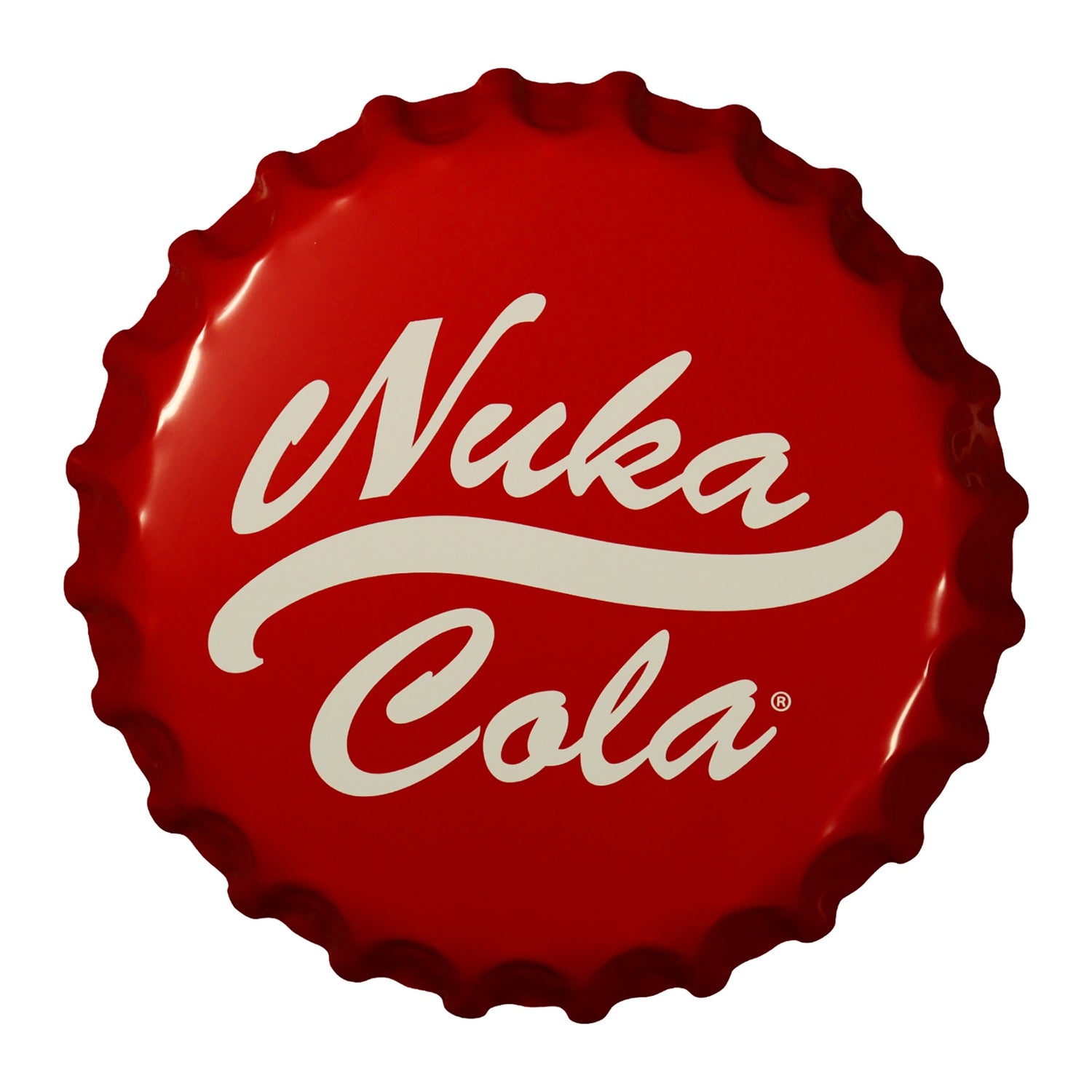 Fallout Nuka-Cola Bottle Cap Tin Sign by Fanattik Merchandise | Zavvi.de